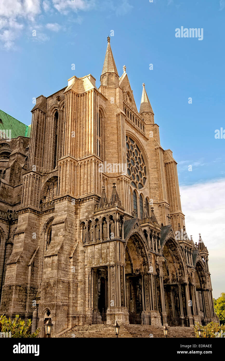 Front of the church in Paris Stock Photo - Alamy