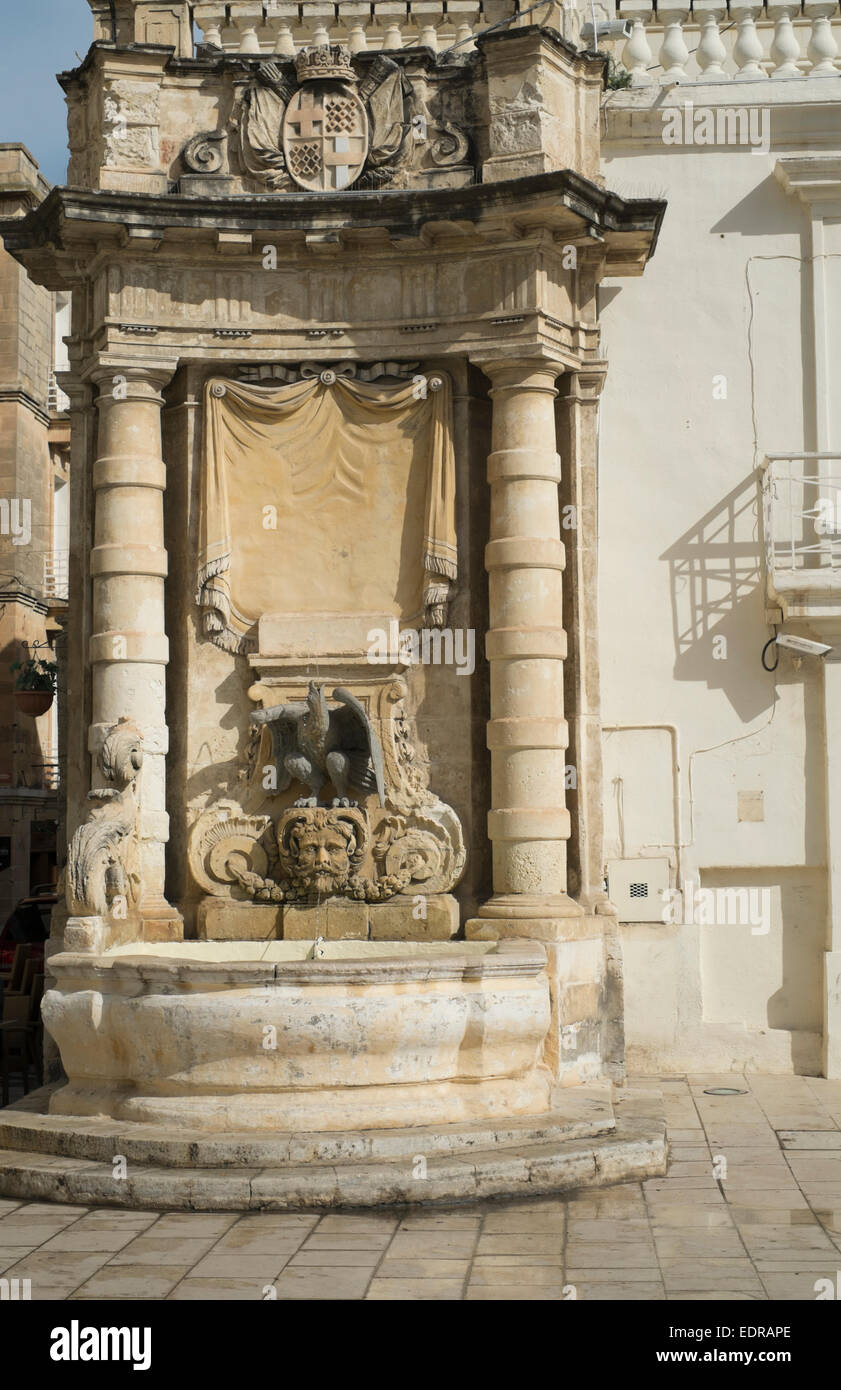 Main Guard building in St George's Square, Valletta, Malta Stock Photo ...