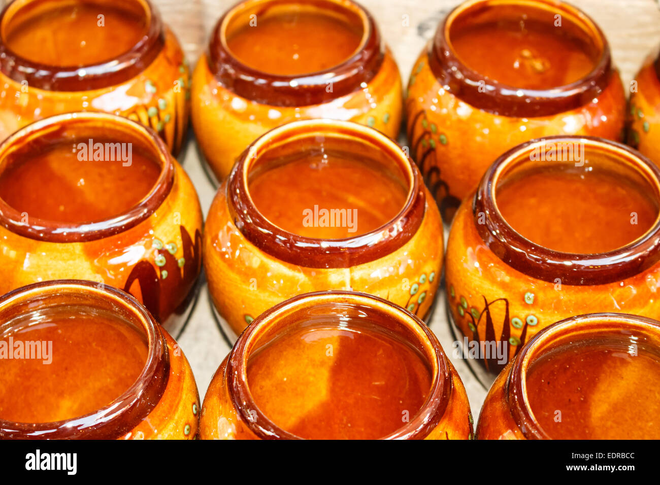 Ceramic bowl with assorted designs background beautyful Stock Photo - Alamy