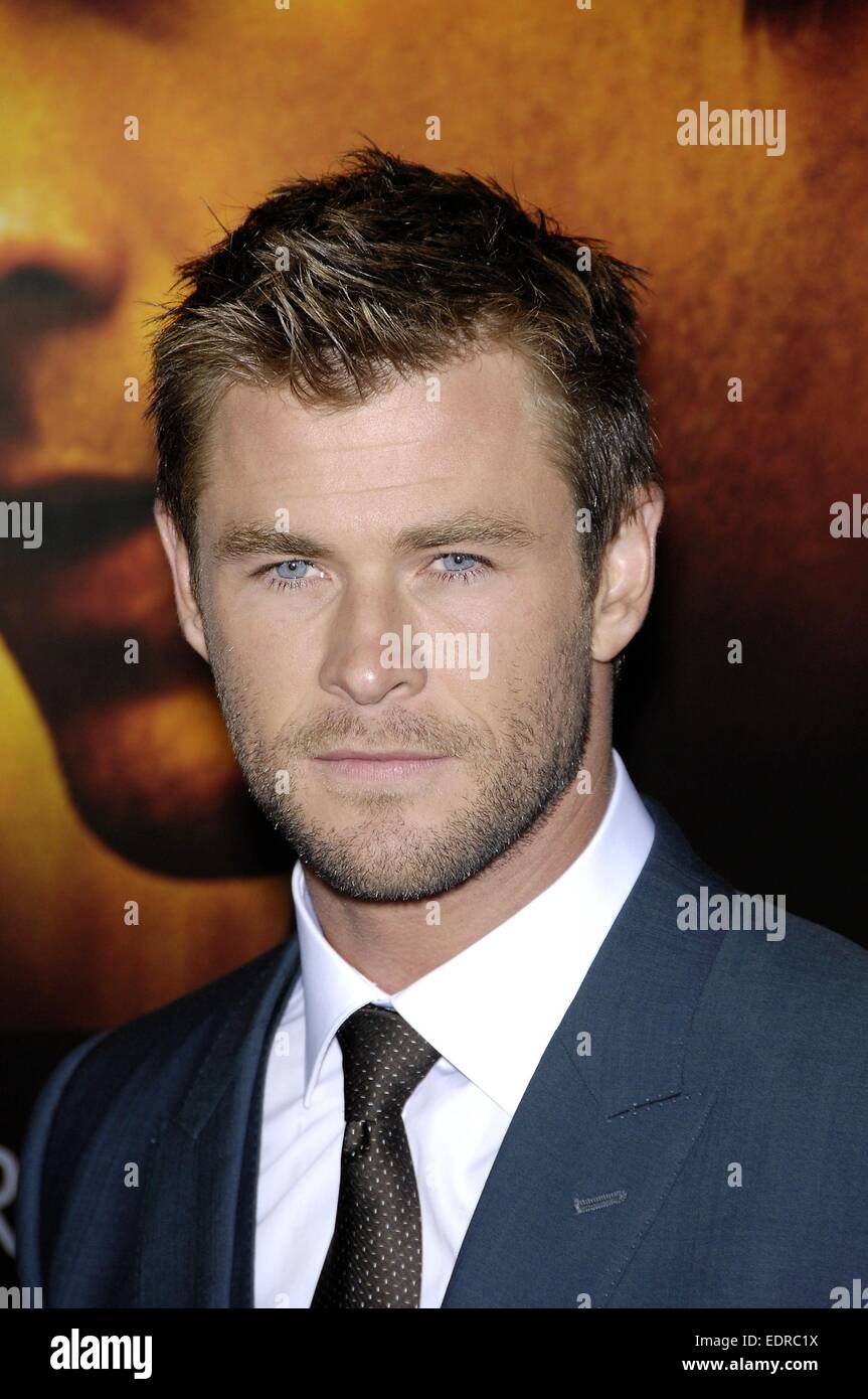 Los Angeles, CA, USA. 8th Jan, 2015. Chris Hemsworth at arrivals for ...