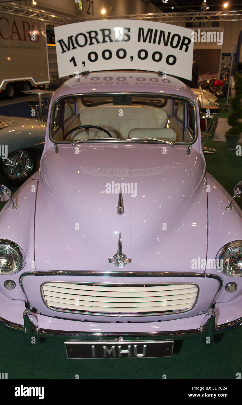 Excel, London’s Docklands, UK. 8th January, 2015. Lilac Morris Minor ...