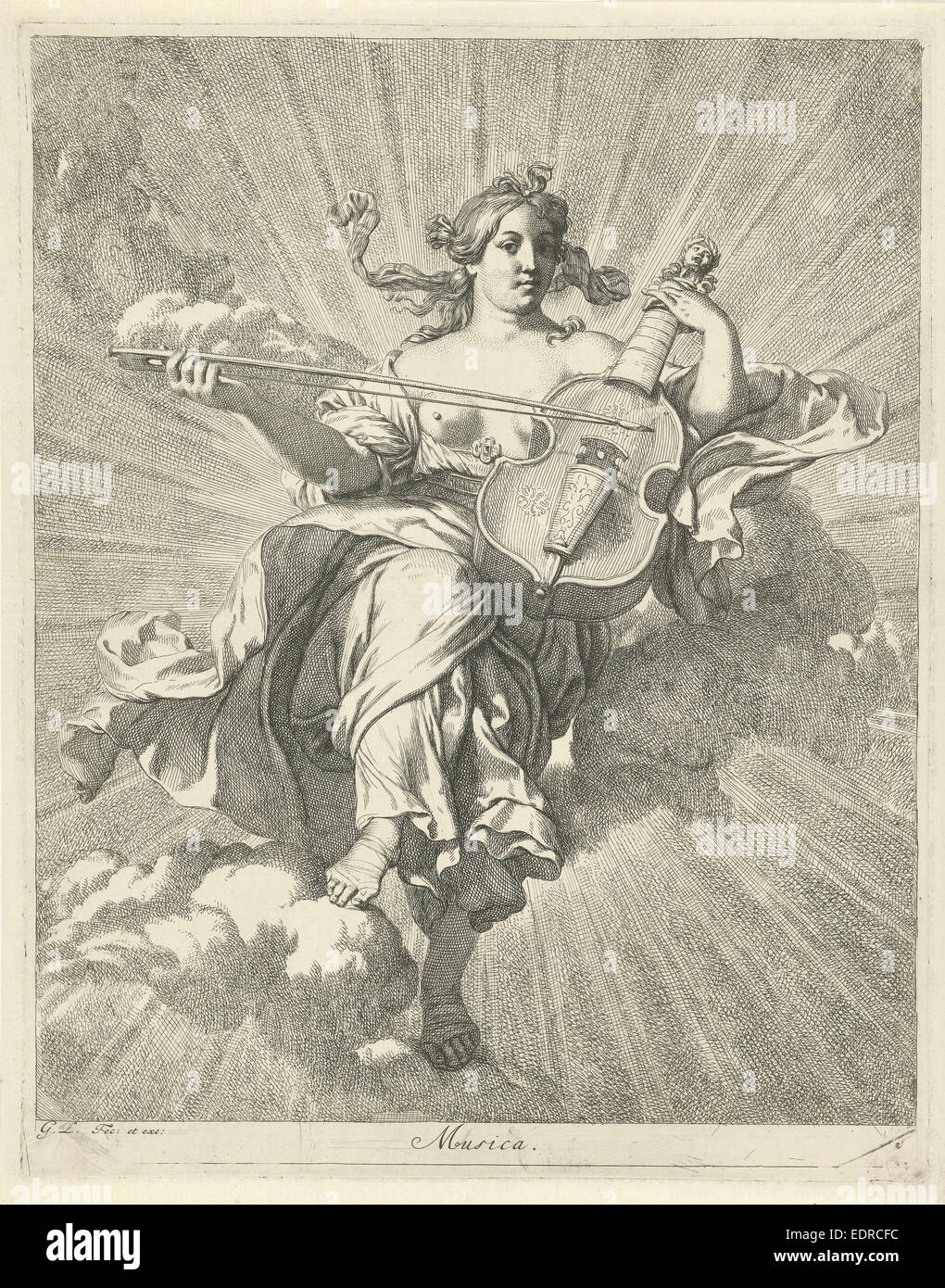 Music, Gerard de Lairesse, 1680 Stock Photo - Alamy