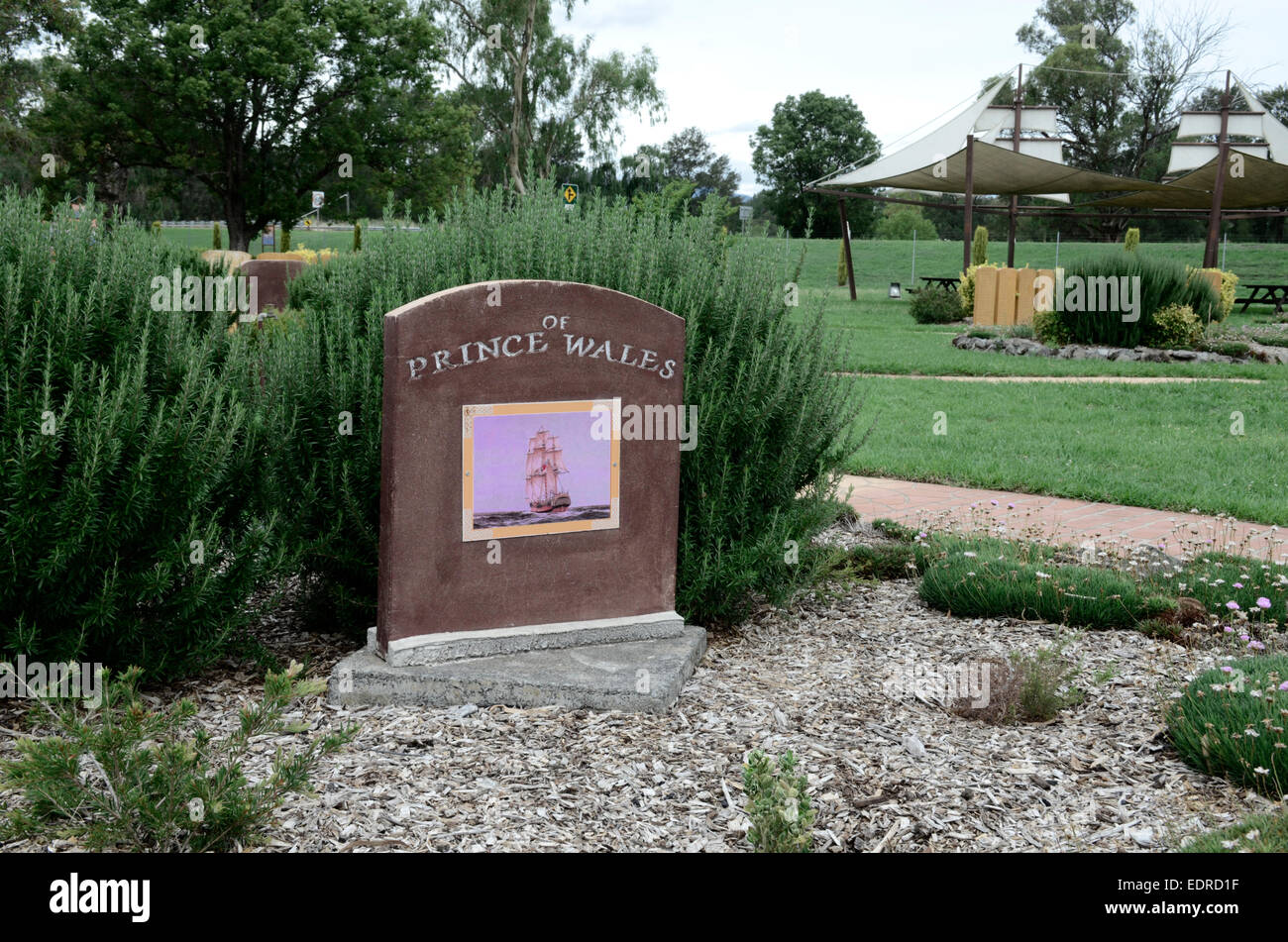 First Fleet Australia 1788 Memorial Gardens at Wallabadah NSW.Convict ...