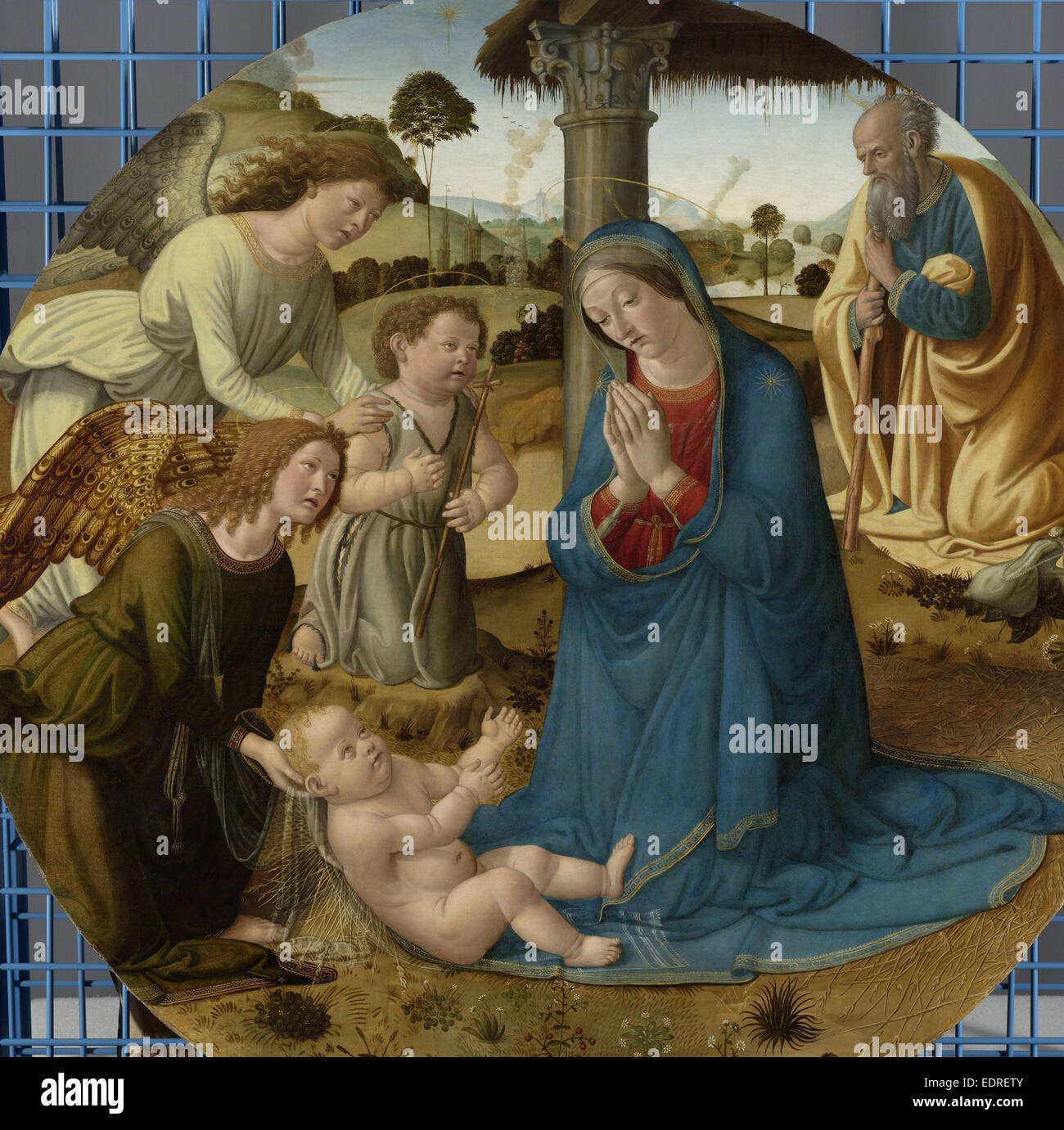 The Adoration of the Christ Child, Cosimo Rosselli, c. 1485 - c. 1507 ...