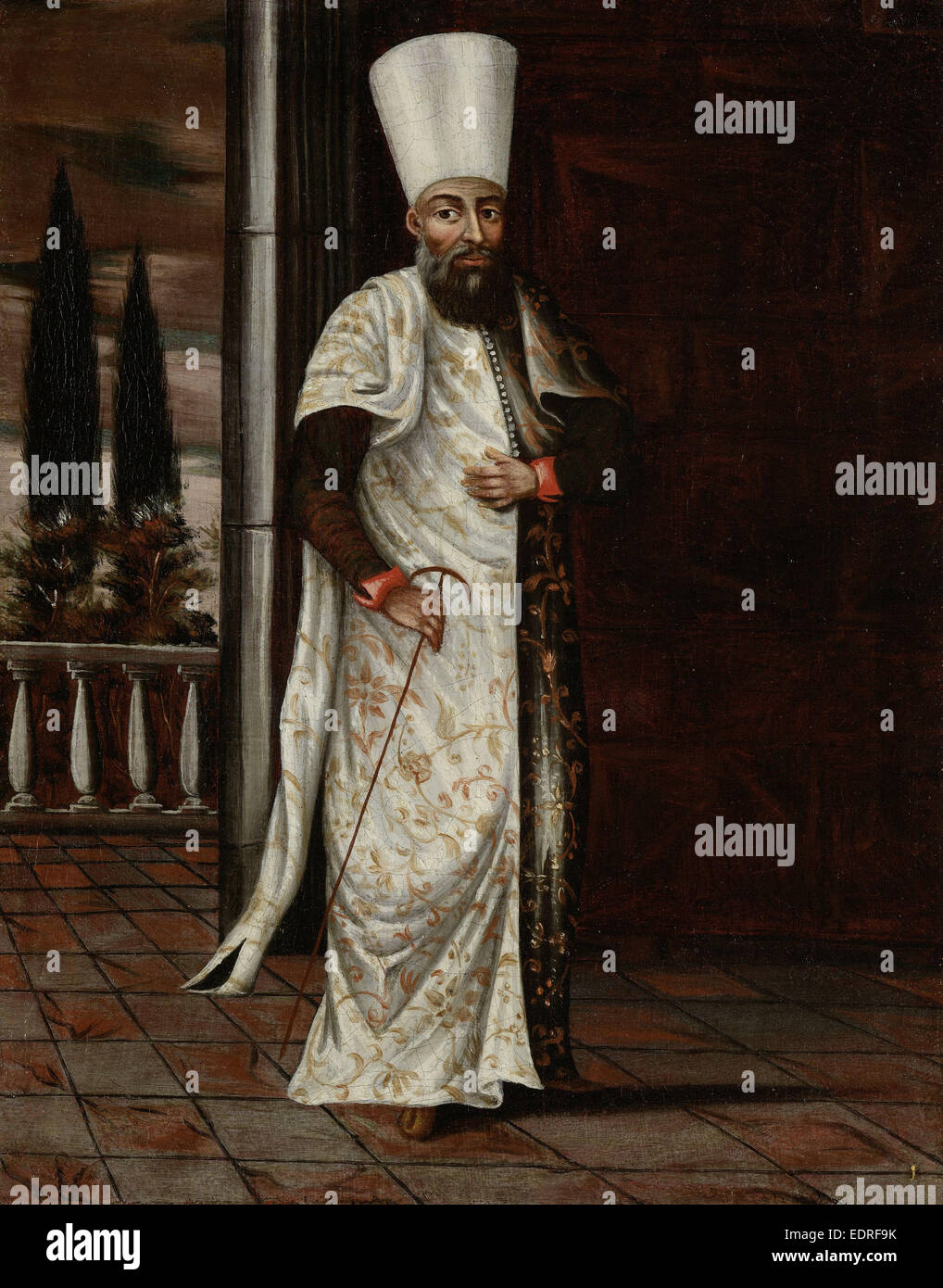 The Chaous Bachi, workshop of Jean Baptiste Vanmour, 1700 - 1737 Stock ...