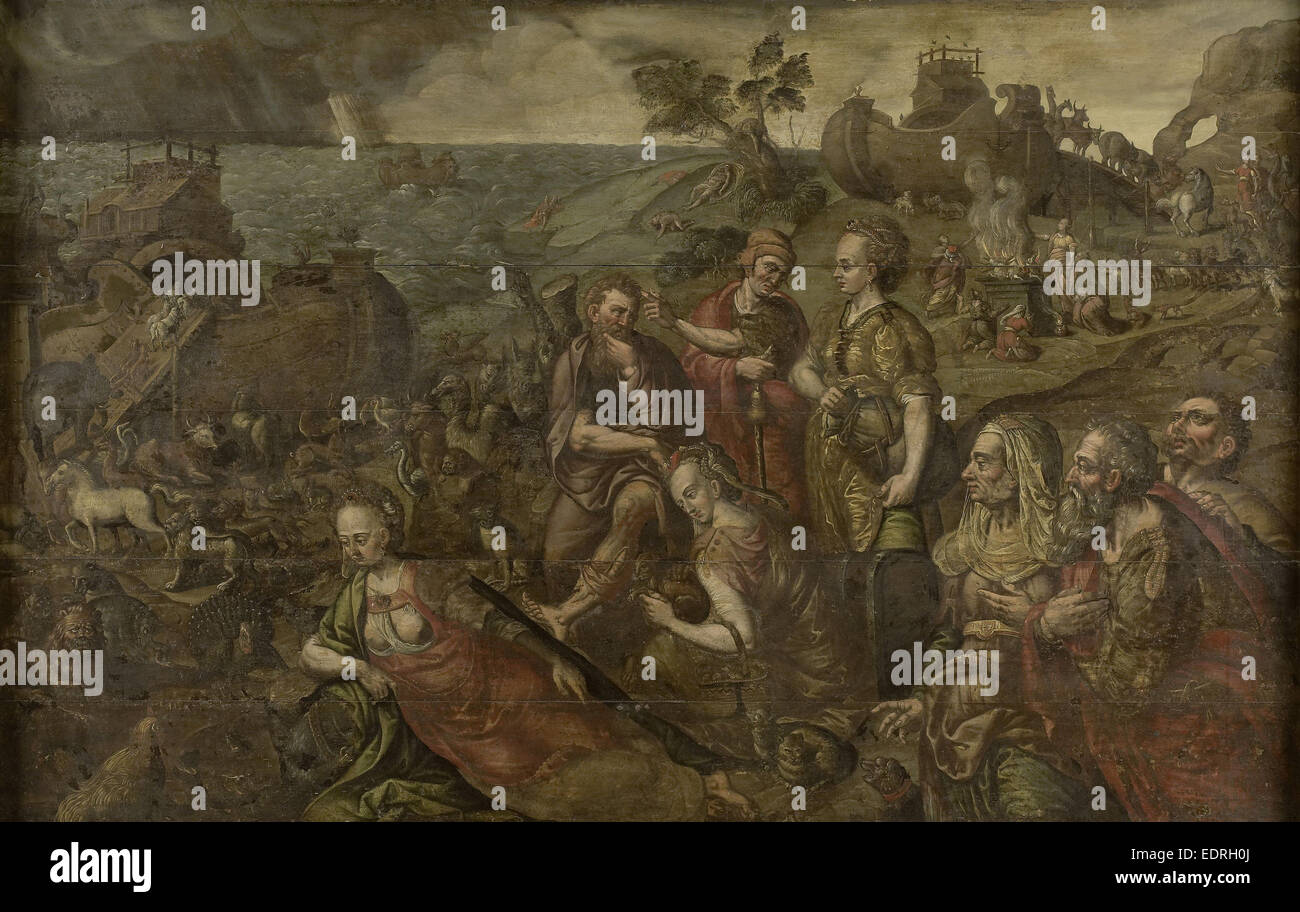 Noah's Ark, Anonymous, 1575 - 1599 Stock Photo - Alamy