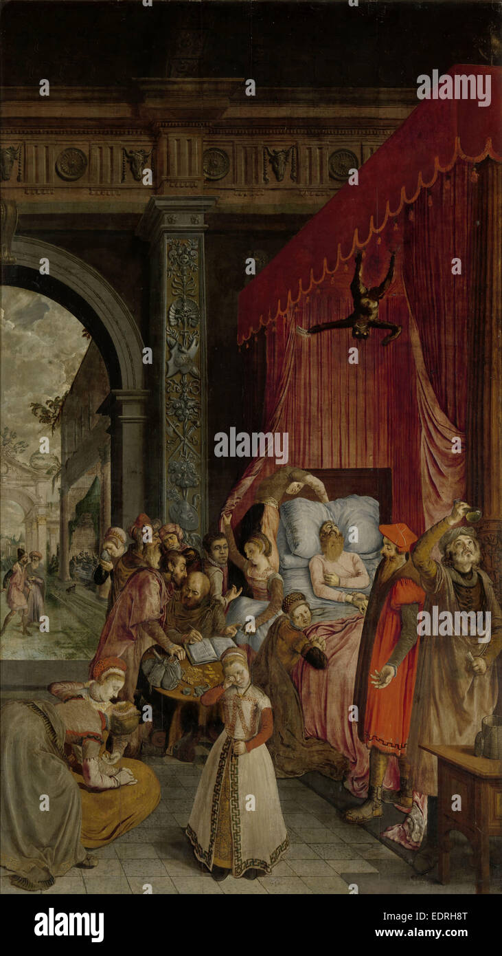 Deathbed of the rich man hi-res stock photography and images - Alamy