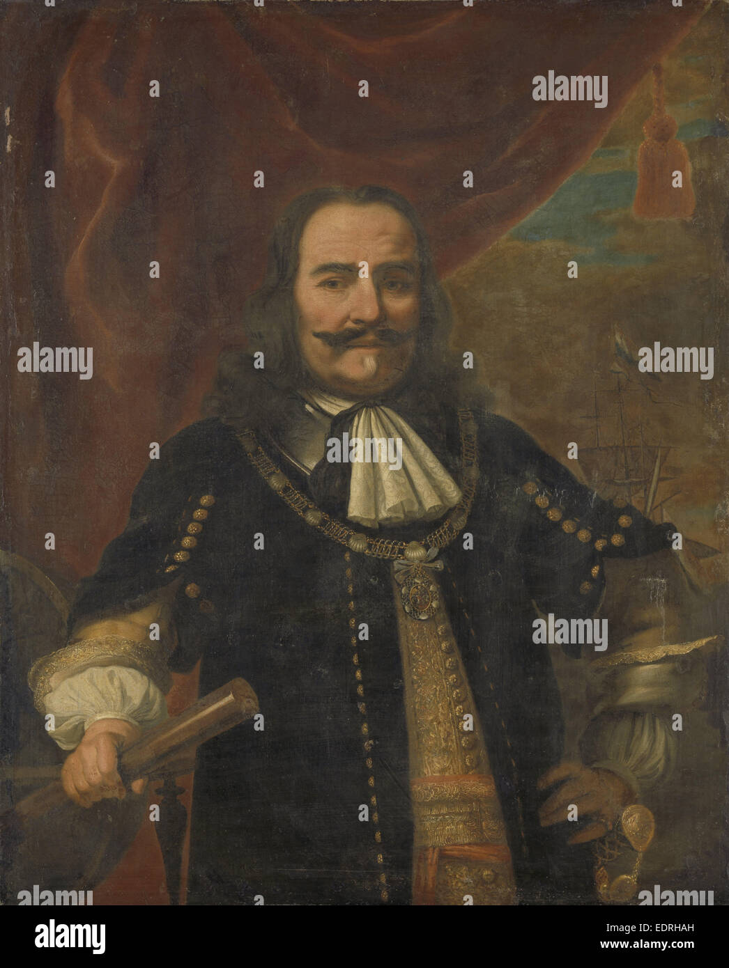 Portrait of Lieutenant-Admiral Michiel Adriaanszoon de Ruyter, copy ...