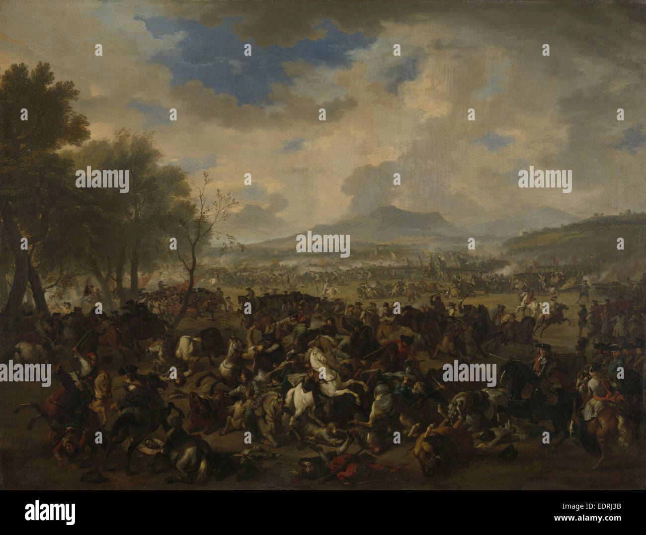 Battle at Ramillies on 23 May 1706 between the French and Allied Troops ...
