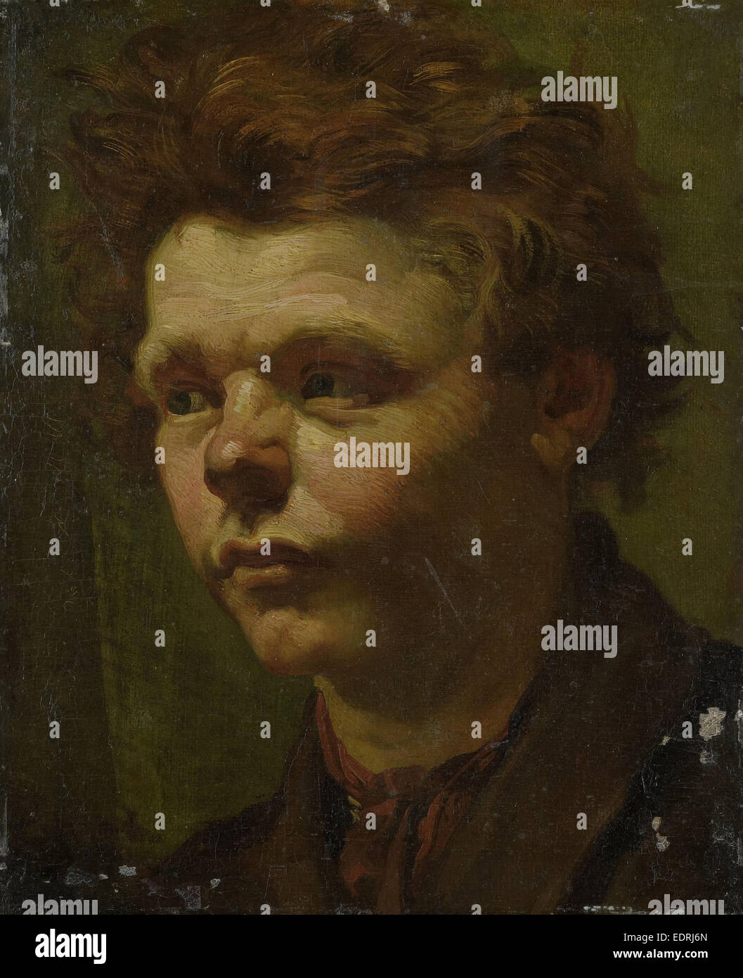 Portrait Study, Matthijs Maris, 1856 Stock Photo - Alamy