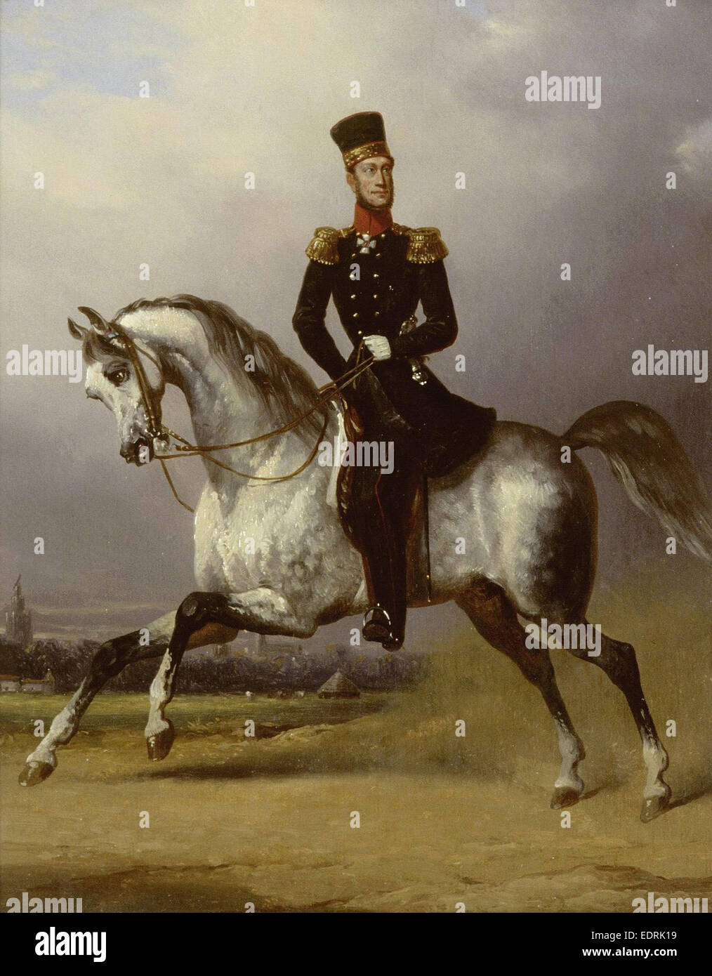 Equestrian Portrait of William II, King of the Netherlands, attributed ...