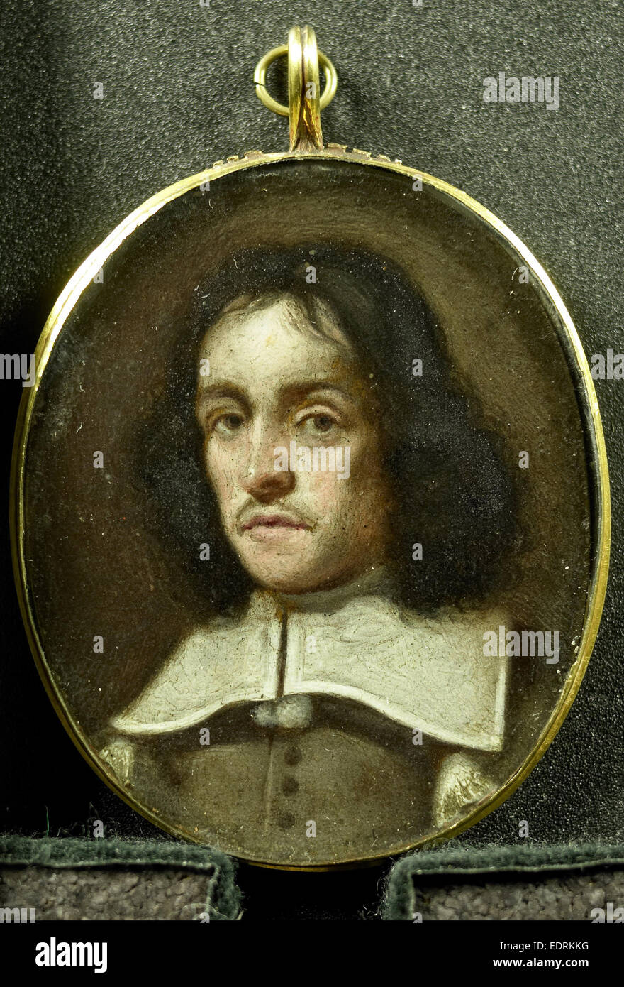Portrait of a man, Anonymous, 1625 - 1645, Portrait miniature Stock ...