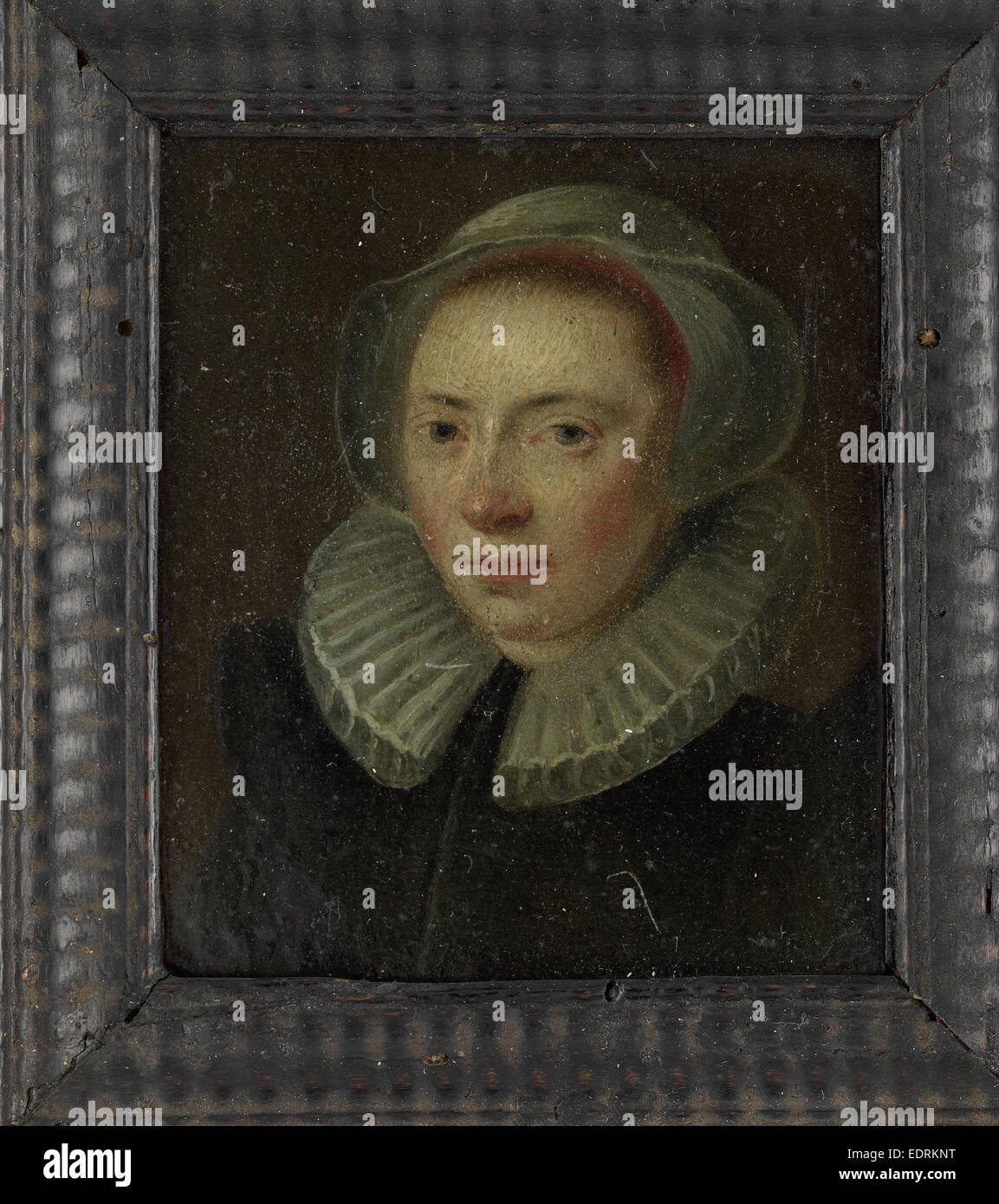 Portrait of a young Woman, Anonymous, c. 1590 Stock Photo - Alamy