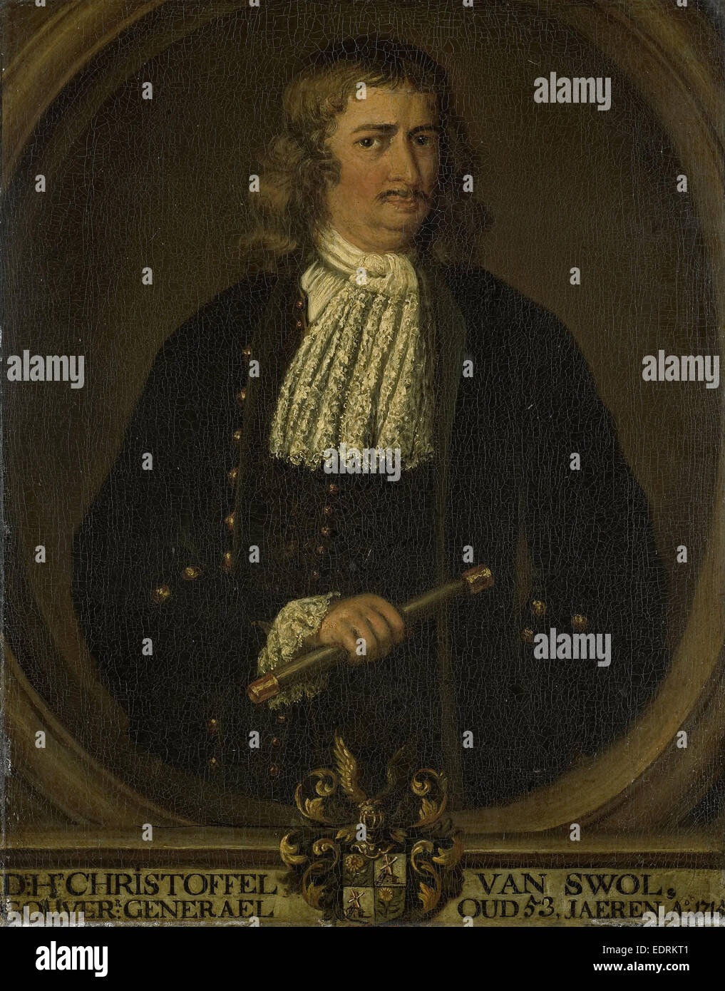 Portrait of Christoffel van Swoll, Swol, Zwol, Governor-General of the ...