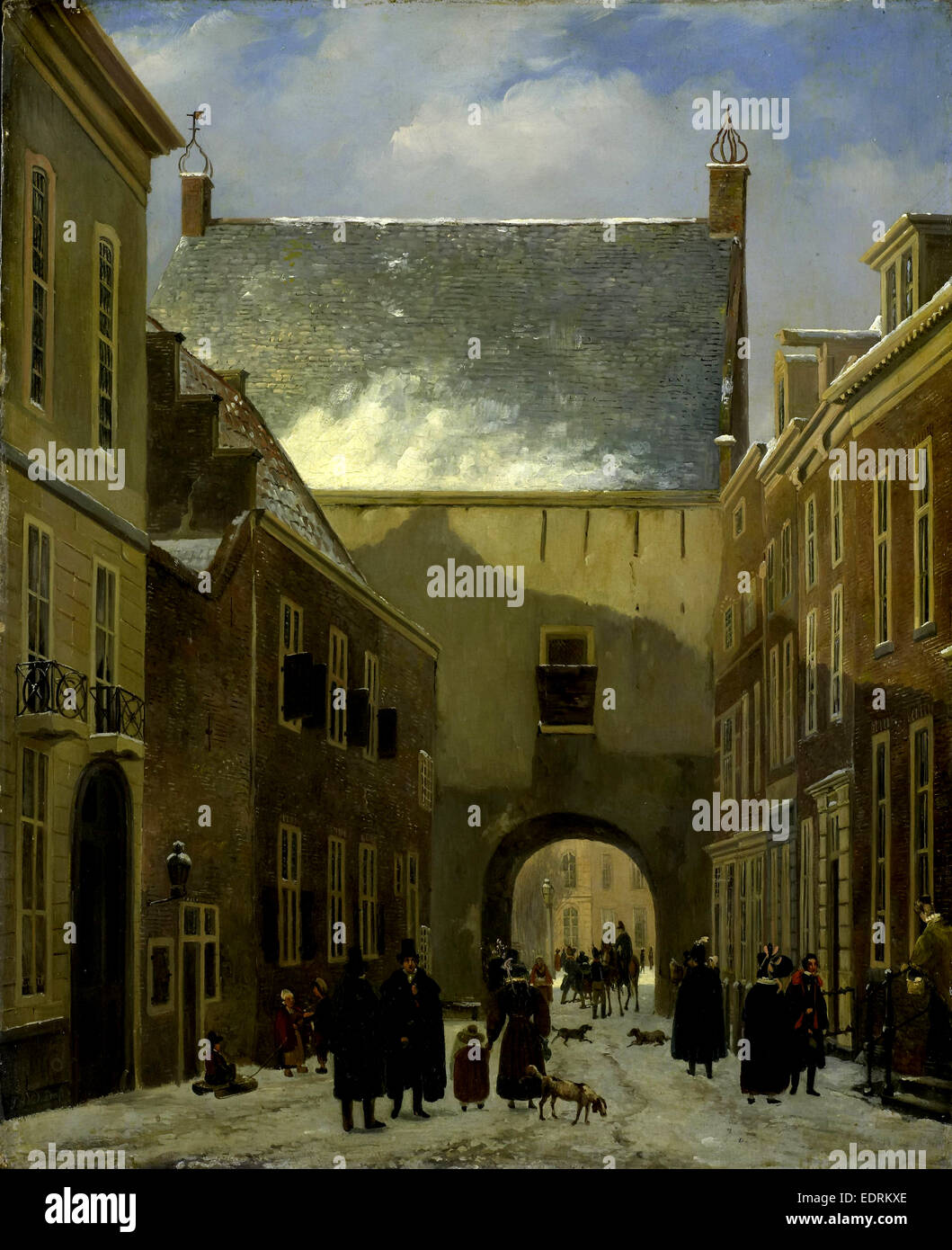 The Gevangenpoort, Prison Gate in The Hague, The Netherlands, Johannes ...