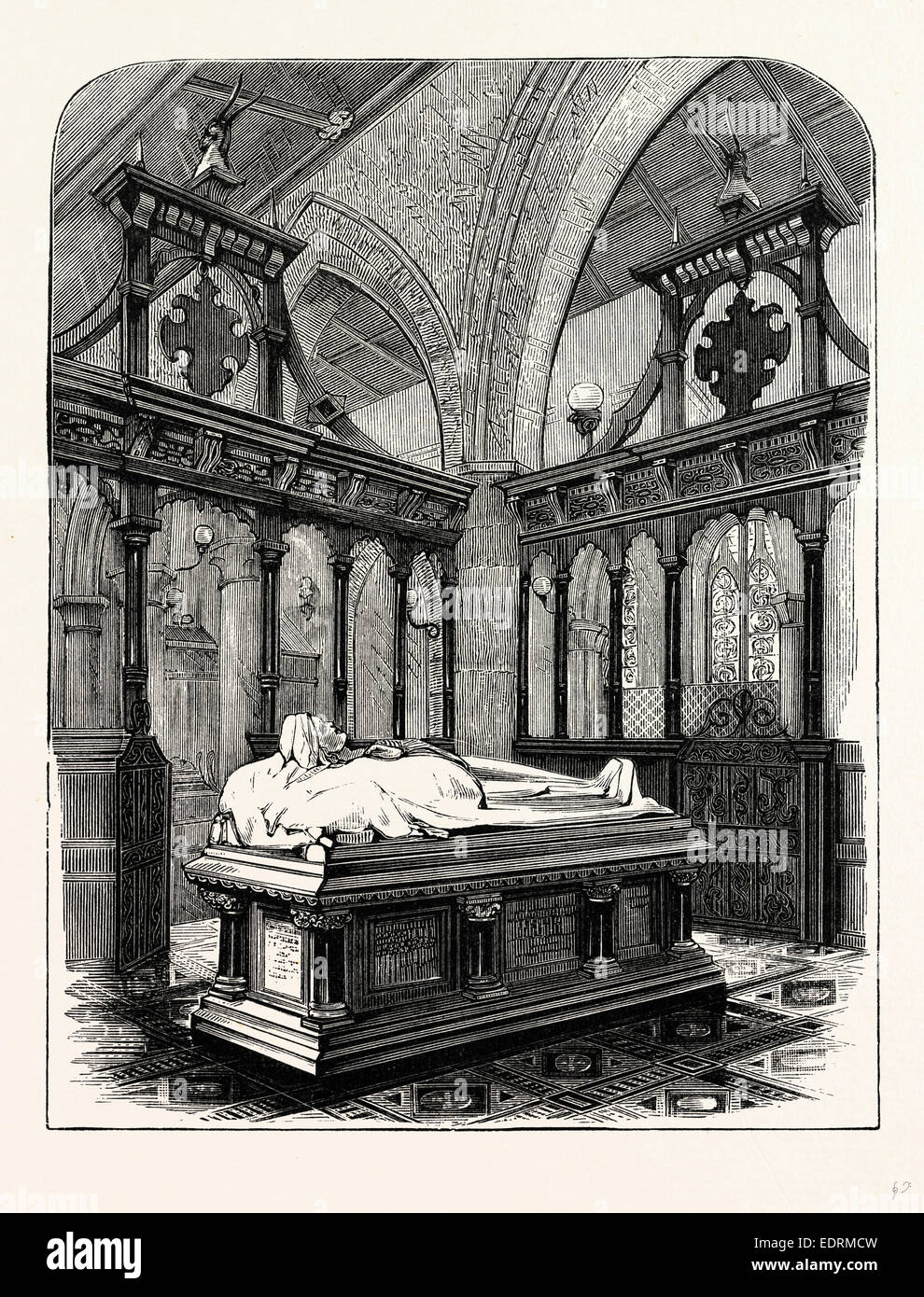 Monument of Harriet, Duchess of Sutherland, Trentham Church, UK ...