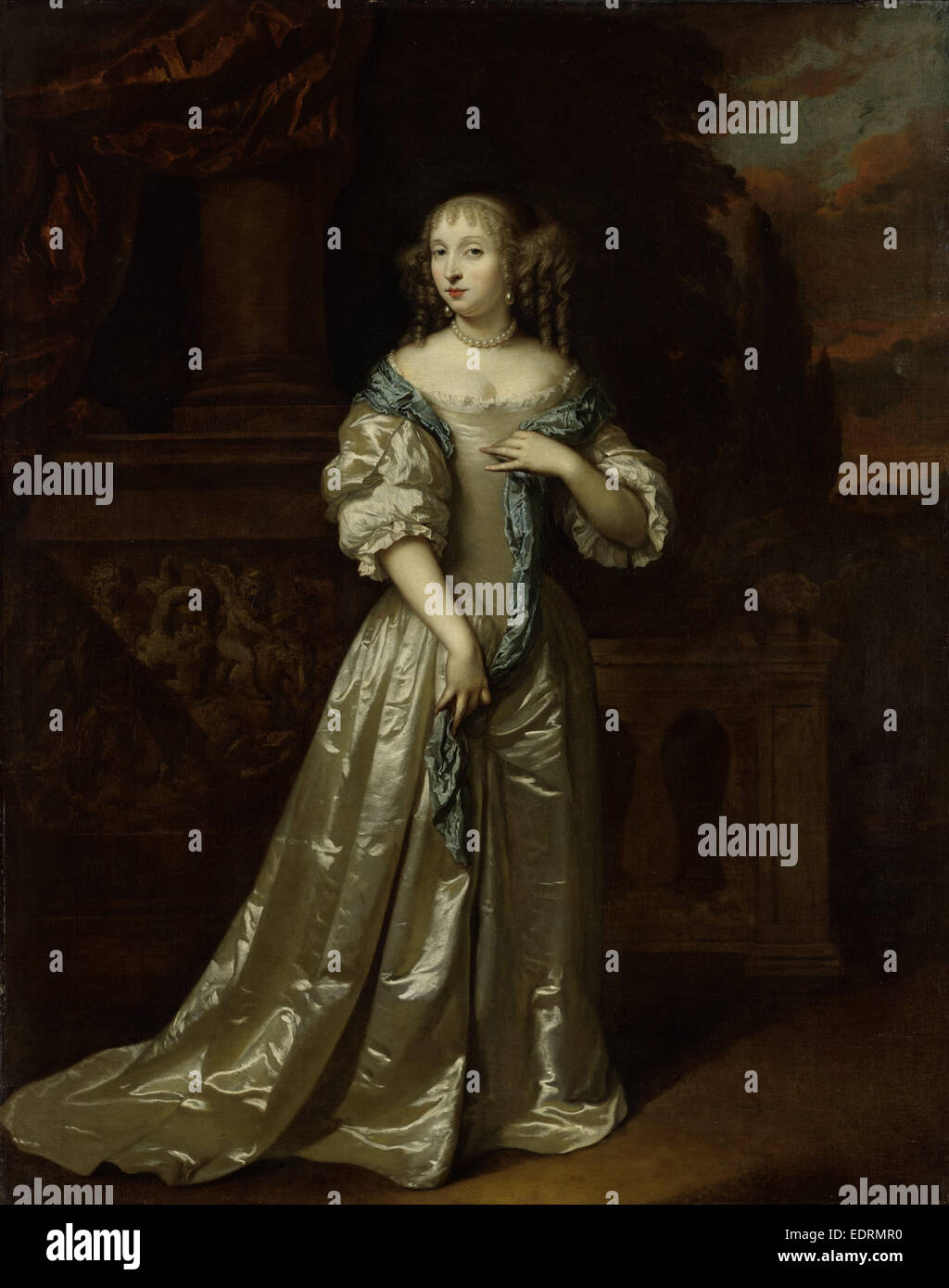 Portrait of Lady Philippina Staunton, wife of Roelof van Arkel, lord of ...