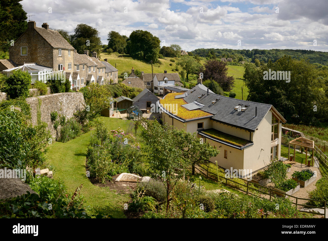 Minchinhampton and its surrounding area, Gloucestershire, UK Stock ...