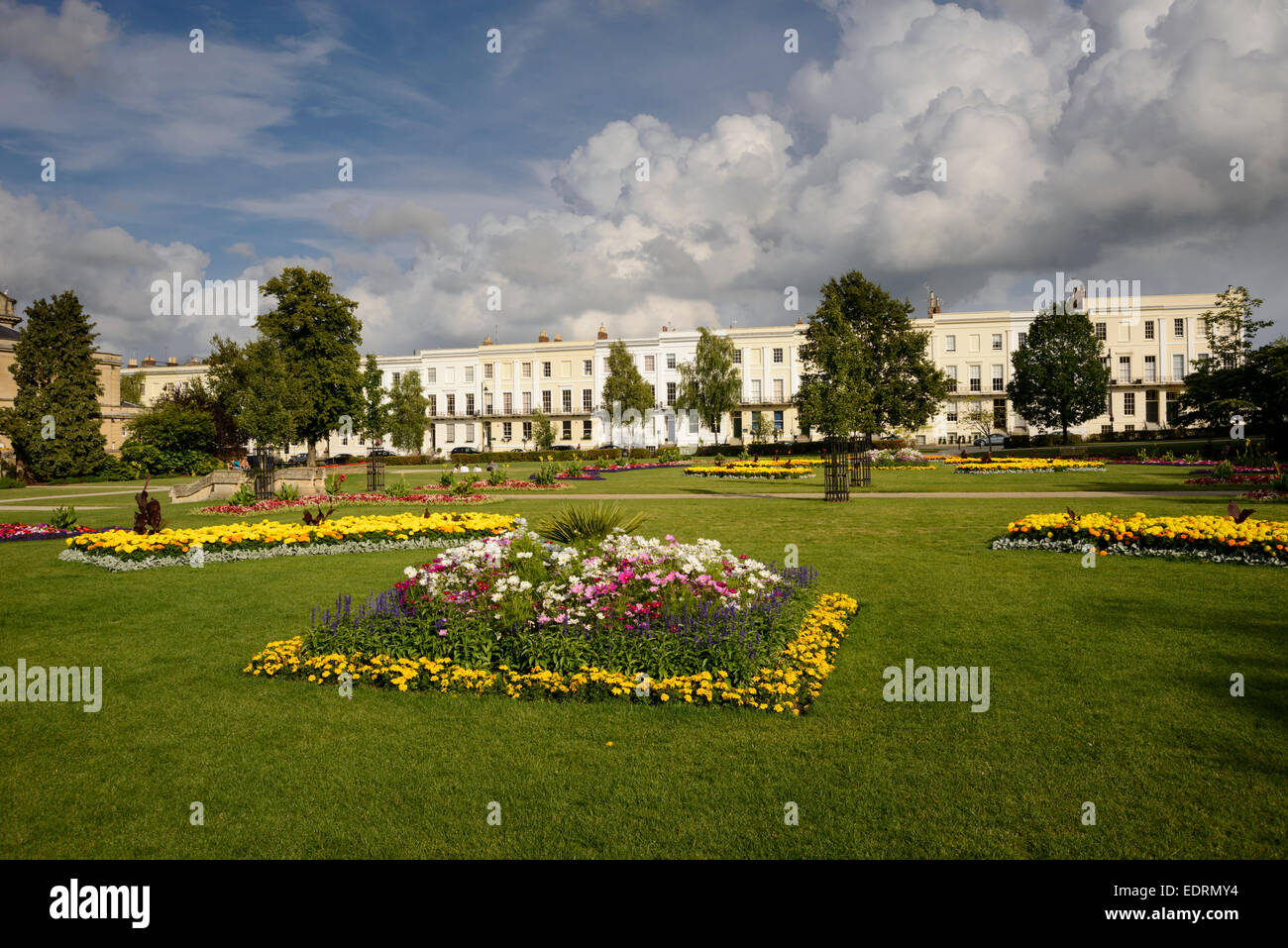 Imperial Square and Imperial Gardens in Cheltenham, Gloucestershire, UK ...
