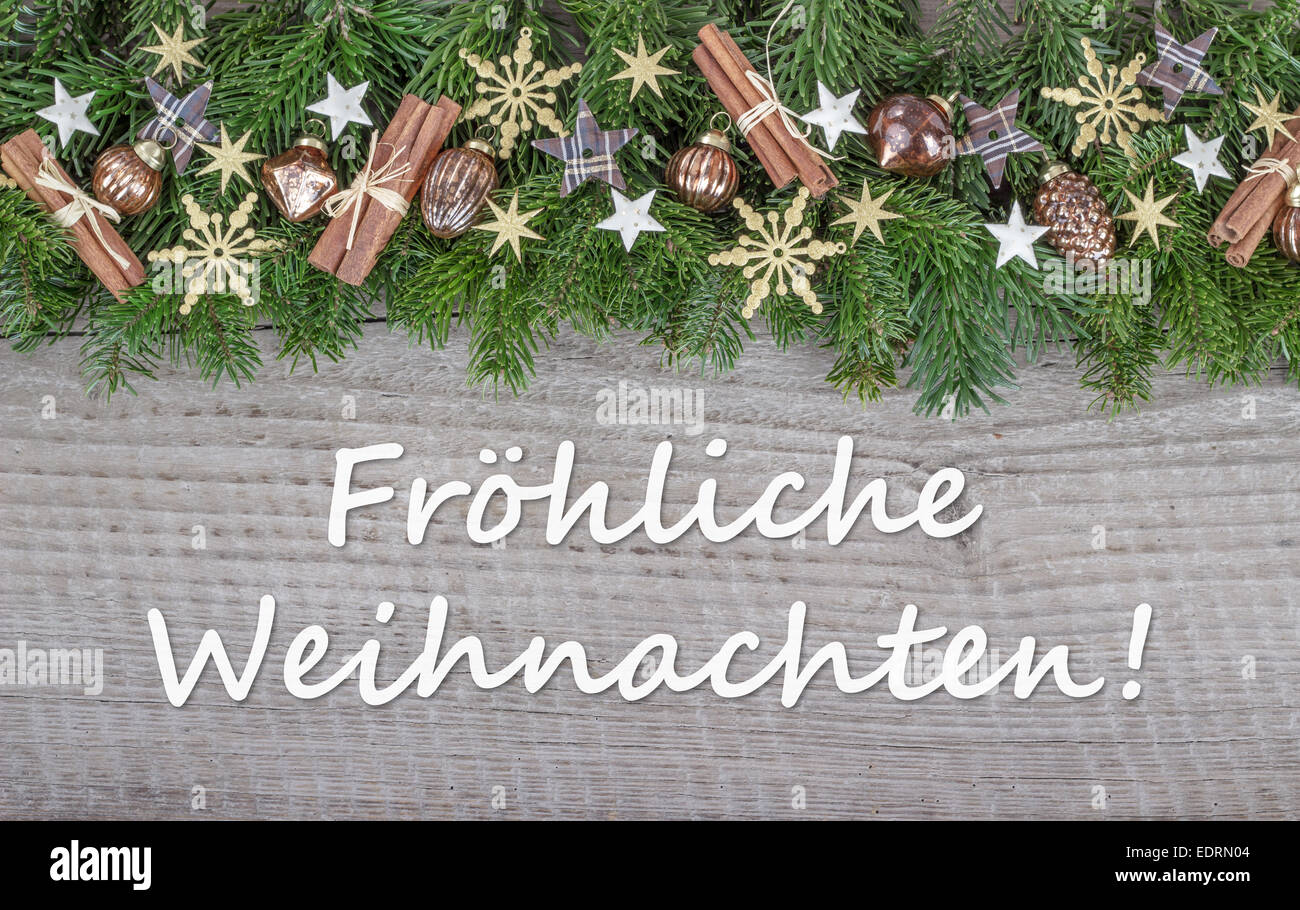 German merry christmas card hi-res stock photography and images - Alamy