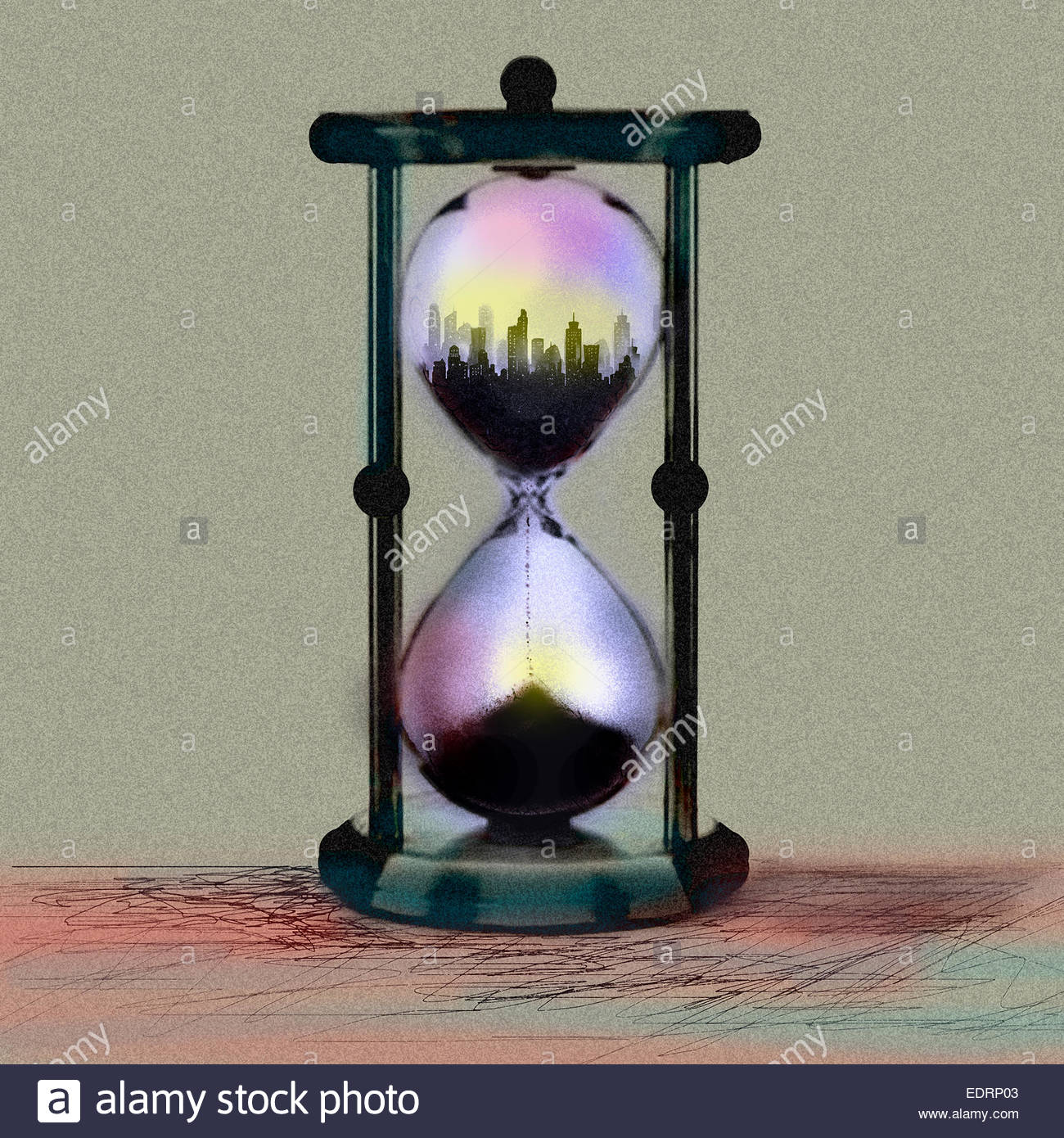 Hourglass Broken Stock Photos & Hourglass Broken Stock Images - Alamy