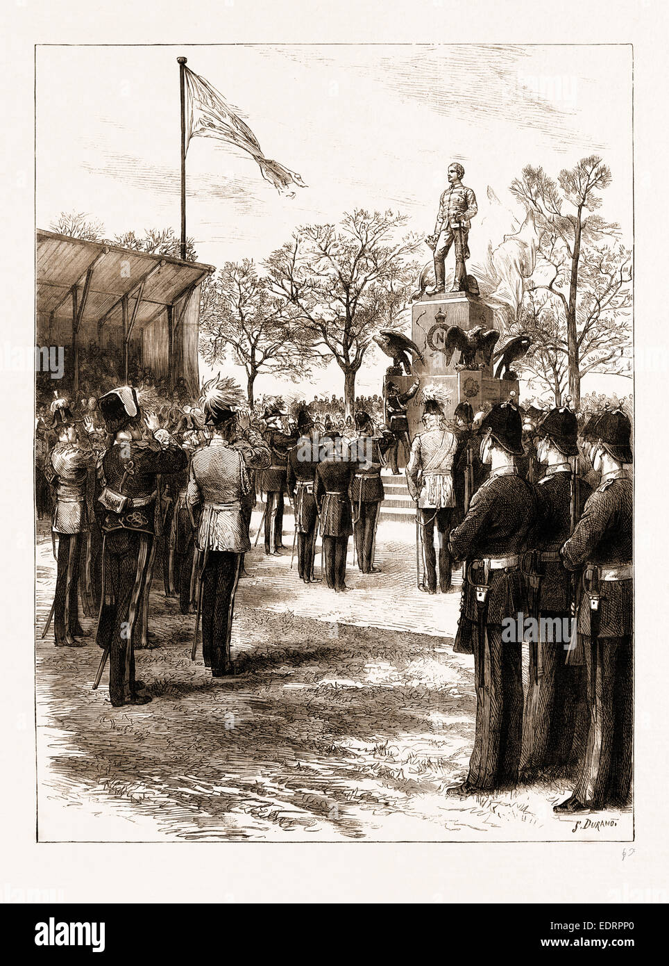 THE PRINCE OF WALES UNVEILING COUNT GLEICHEN'S STATUE OF THE PRINCE ...