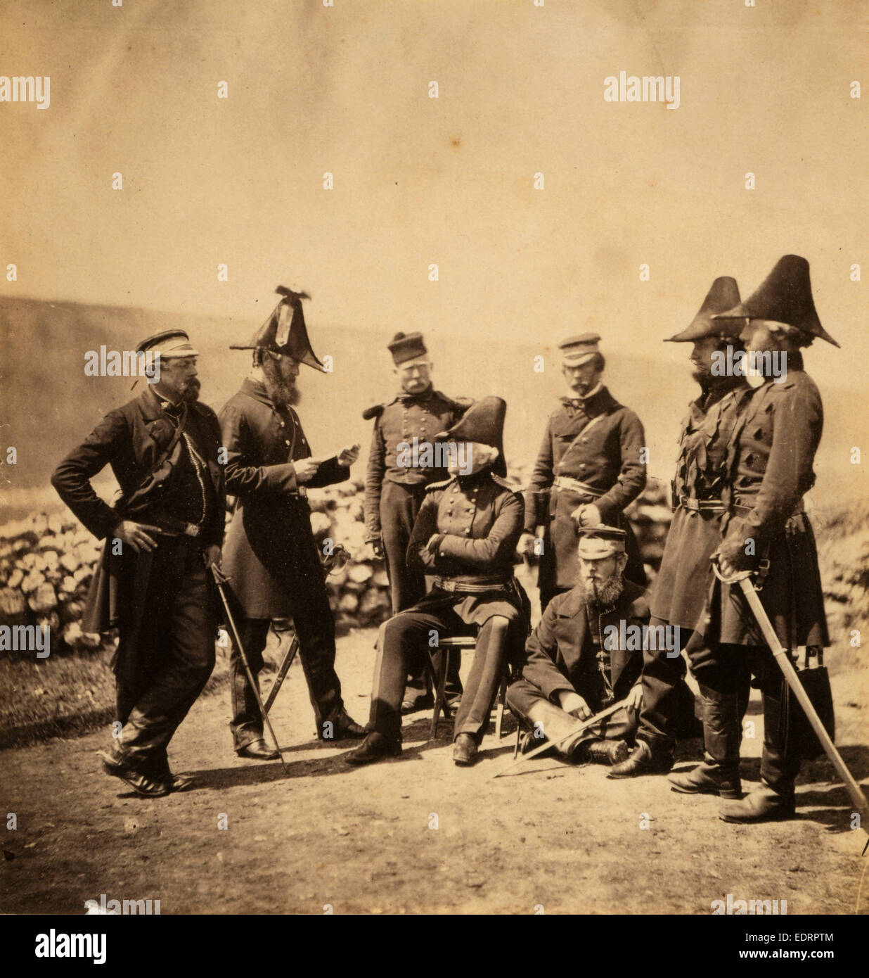 Lieutenant General Sir George Brown G.C.B. & officers of his staff ...