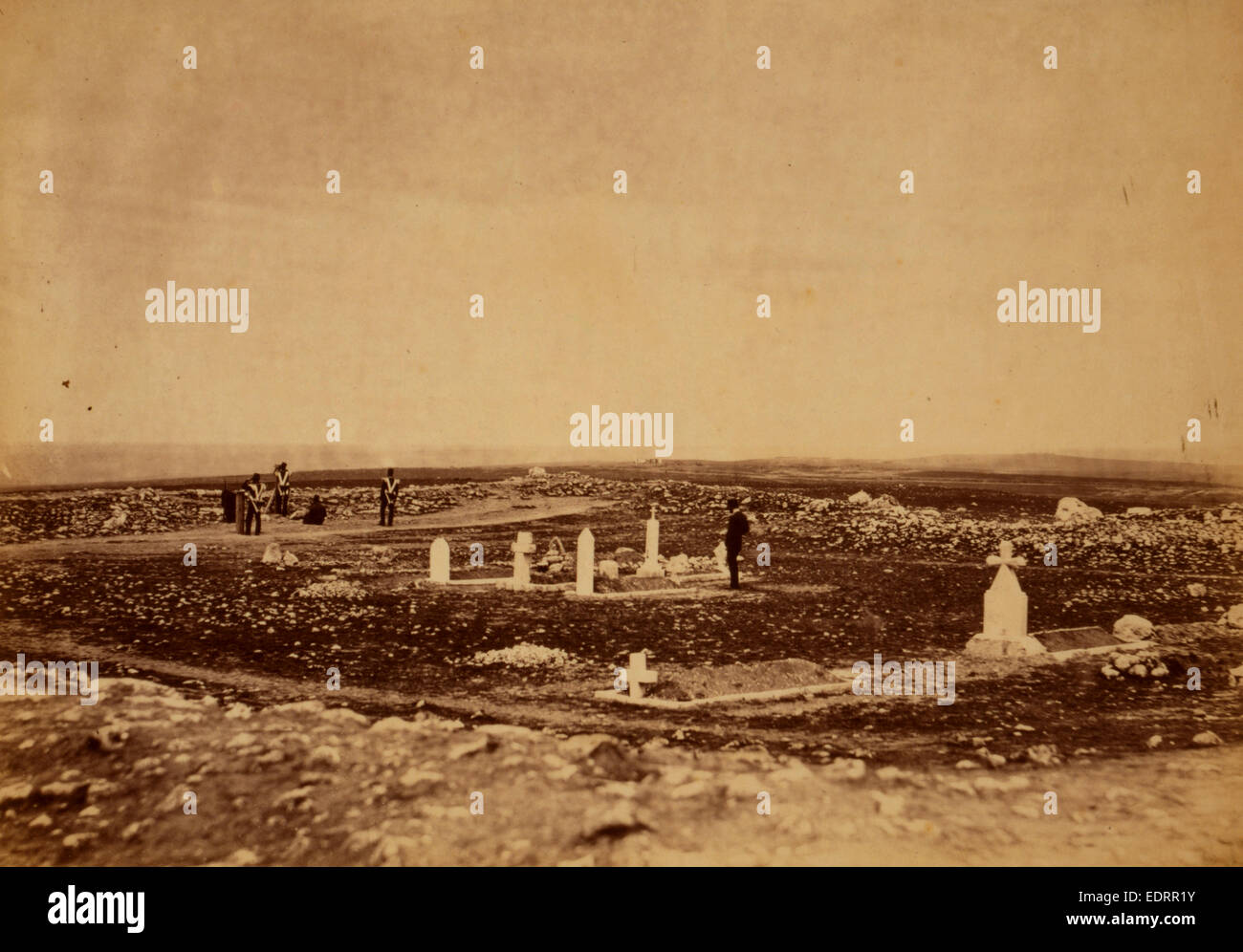 The cemetery Cathcart's Hill - the Picquet House, Victoria Redoubt and ...