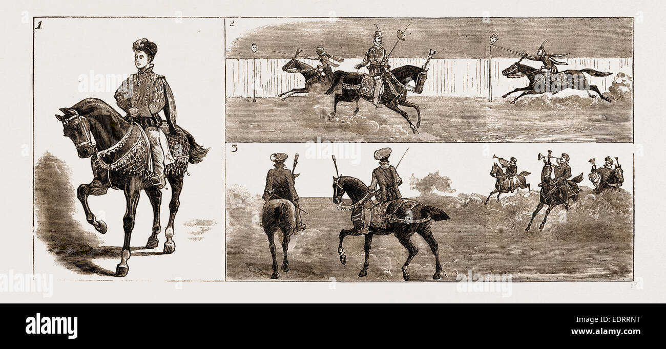 TOURNAMENT AT ROME IN HONOUR OF THE DUKE OF GENOA AND HIS BRIDE, THE ...