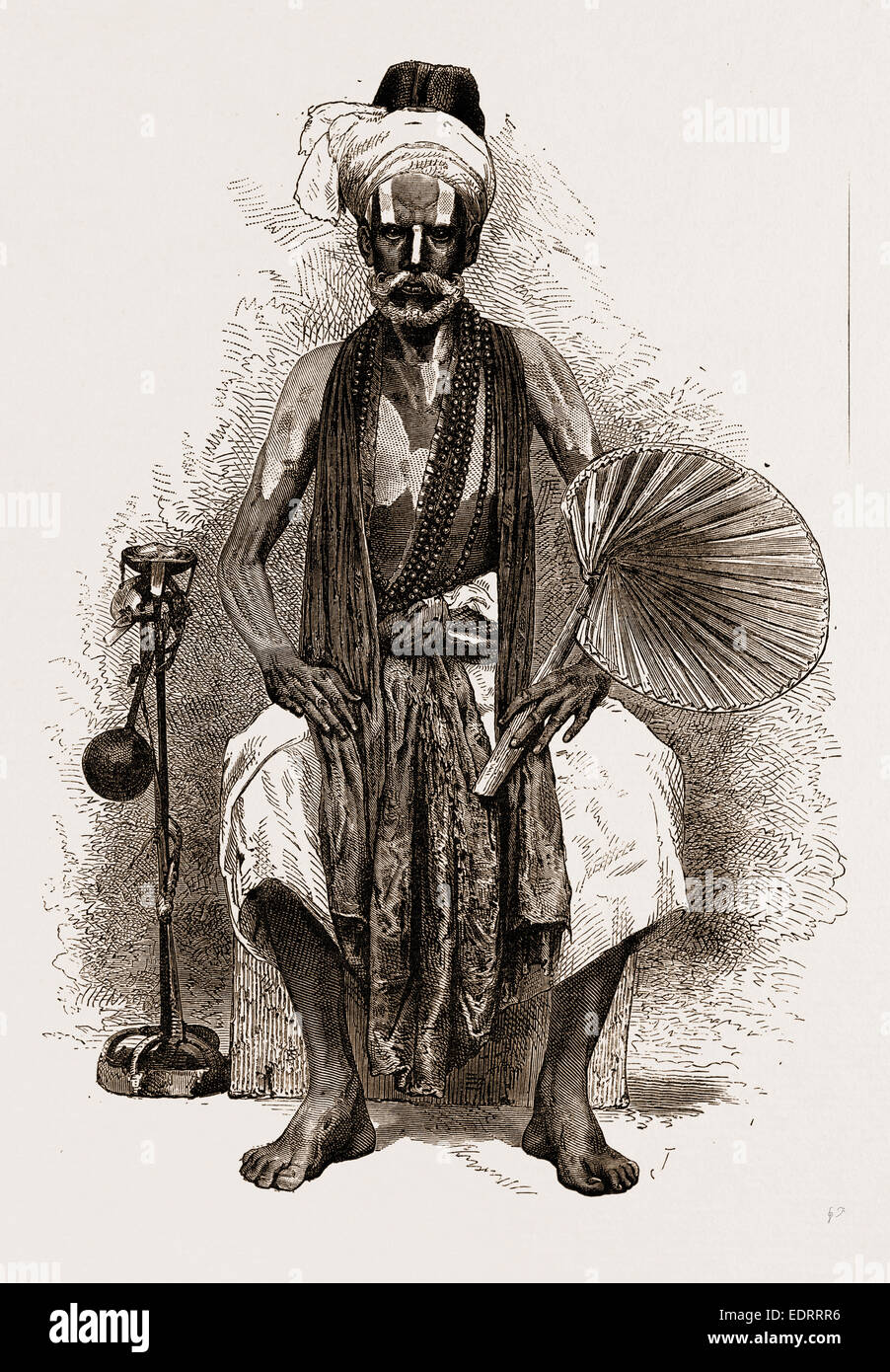 A FAKIR, INDIA, 1876 Stock Photo - Alamy