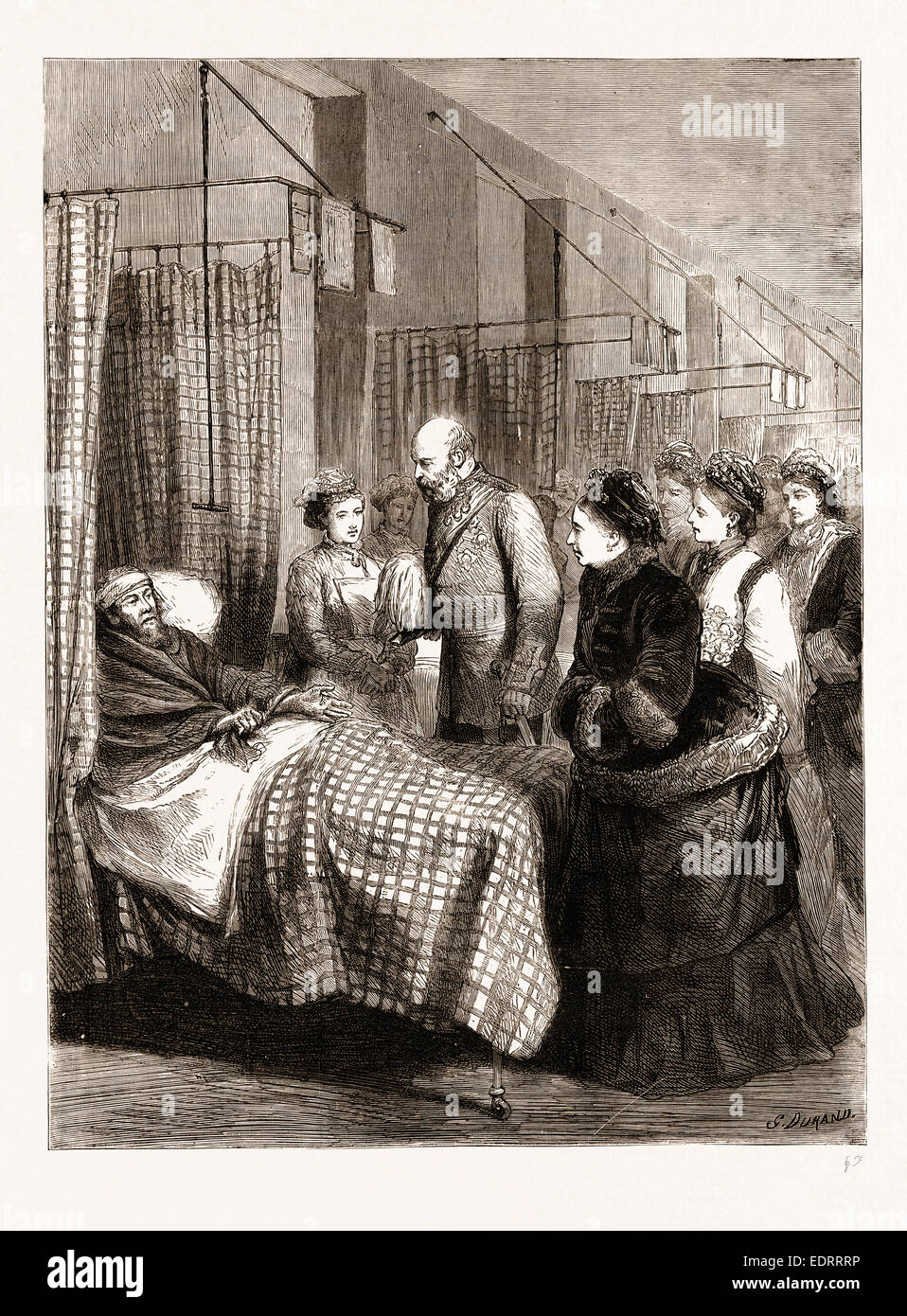 THE QUEEN'S VISIT TO THE EAST END, LONDON, UK, 1876: HER MAJESTY ...