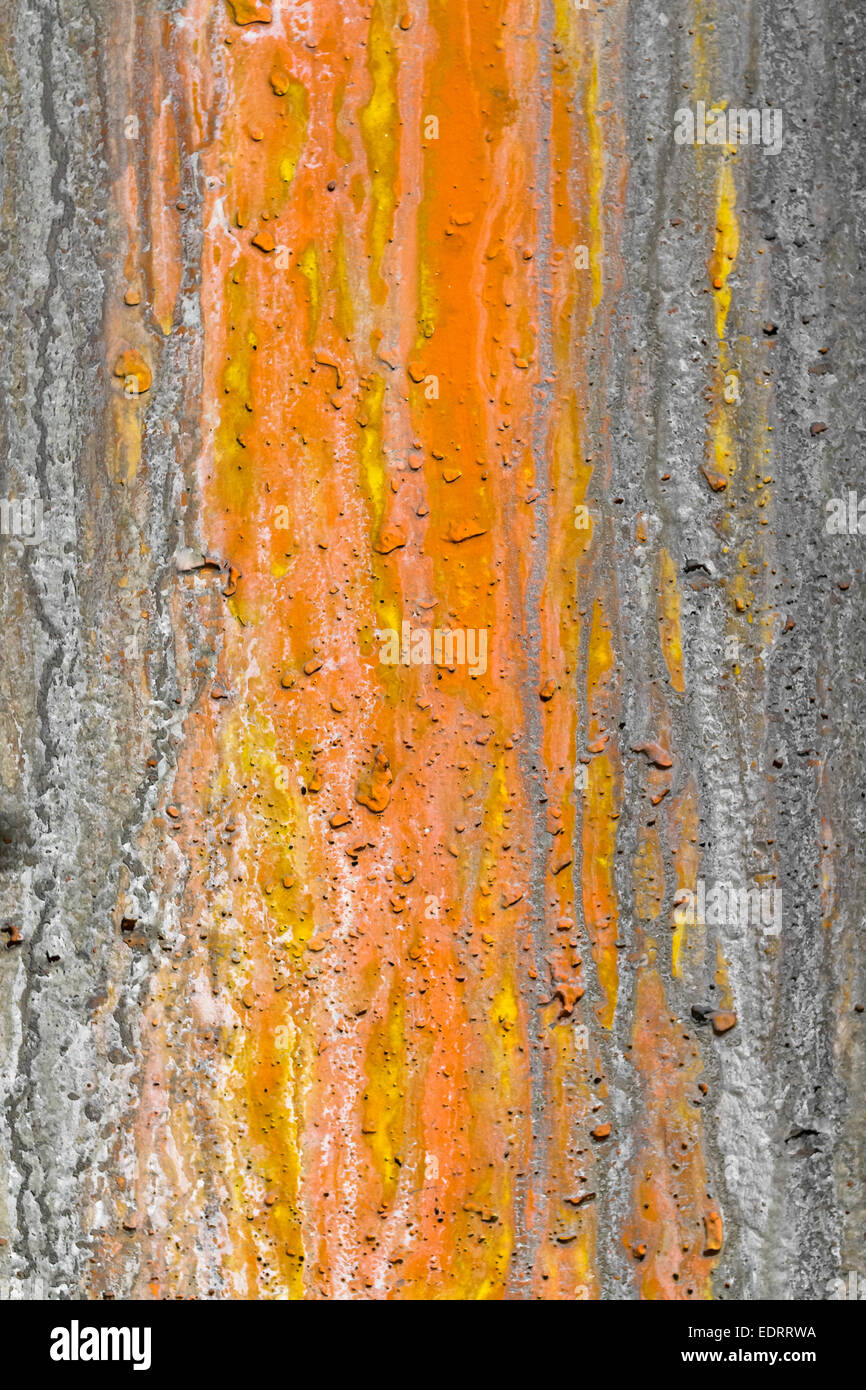 A layer of rust covers a concrete slab Stock Photo - Alamy