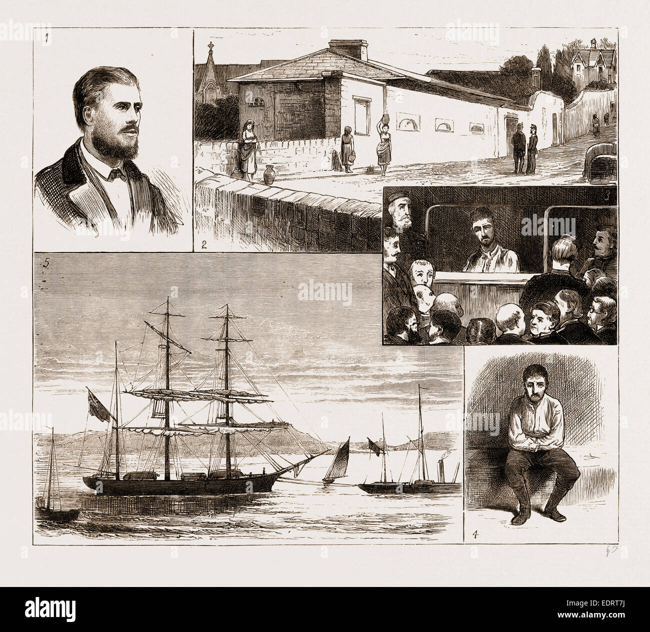 THE MUTINY ON BOARD THE "CASWELL", 1876: 1. James Carrick, the Seaman ...