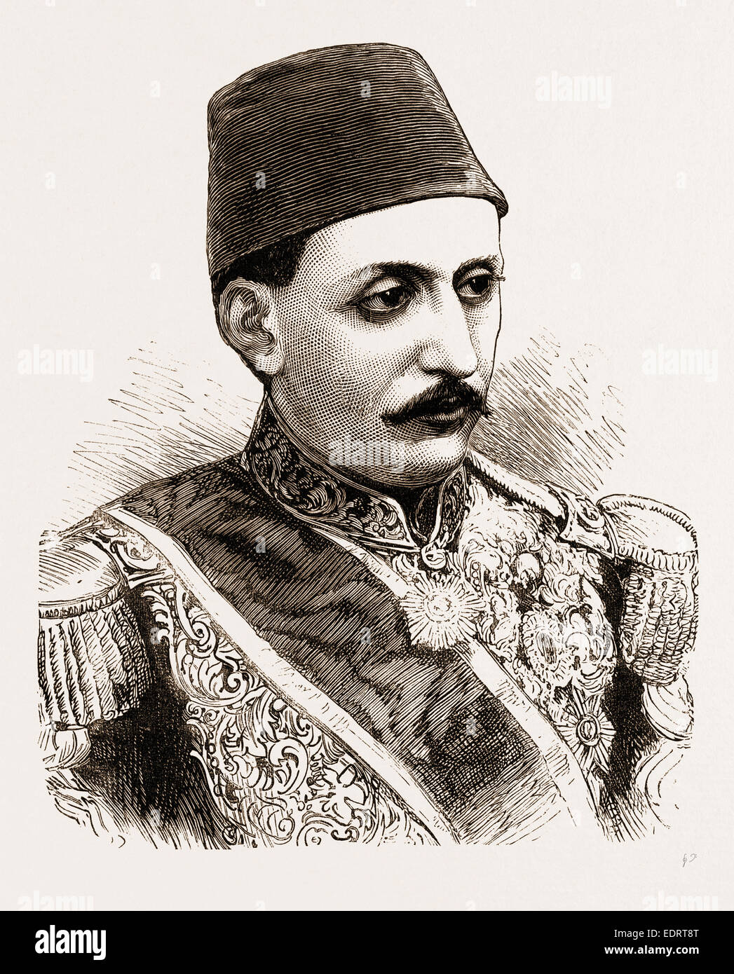 MOURAD V., SULTAN OF TURKEY, 1876 Stock Photo - Alamy