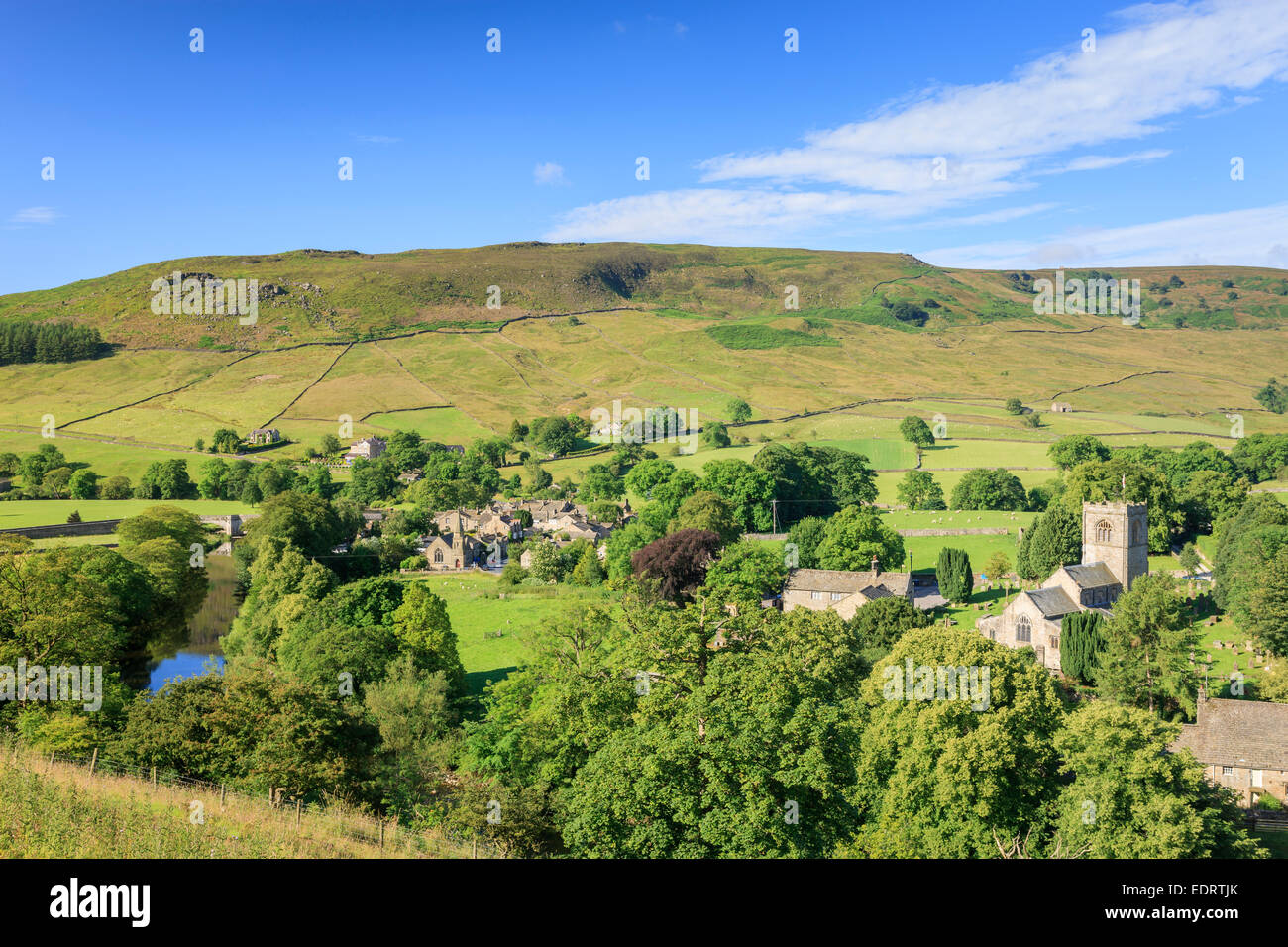 Burnsall Craven North Yorkshire England Stock Photo - Alamy