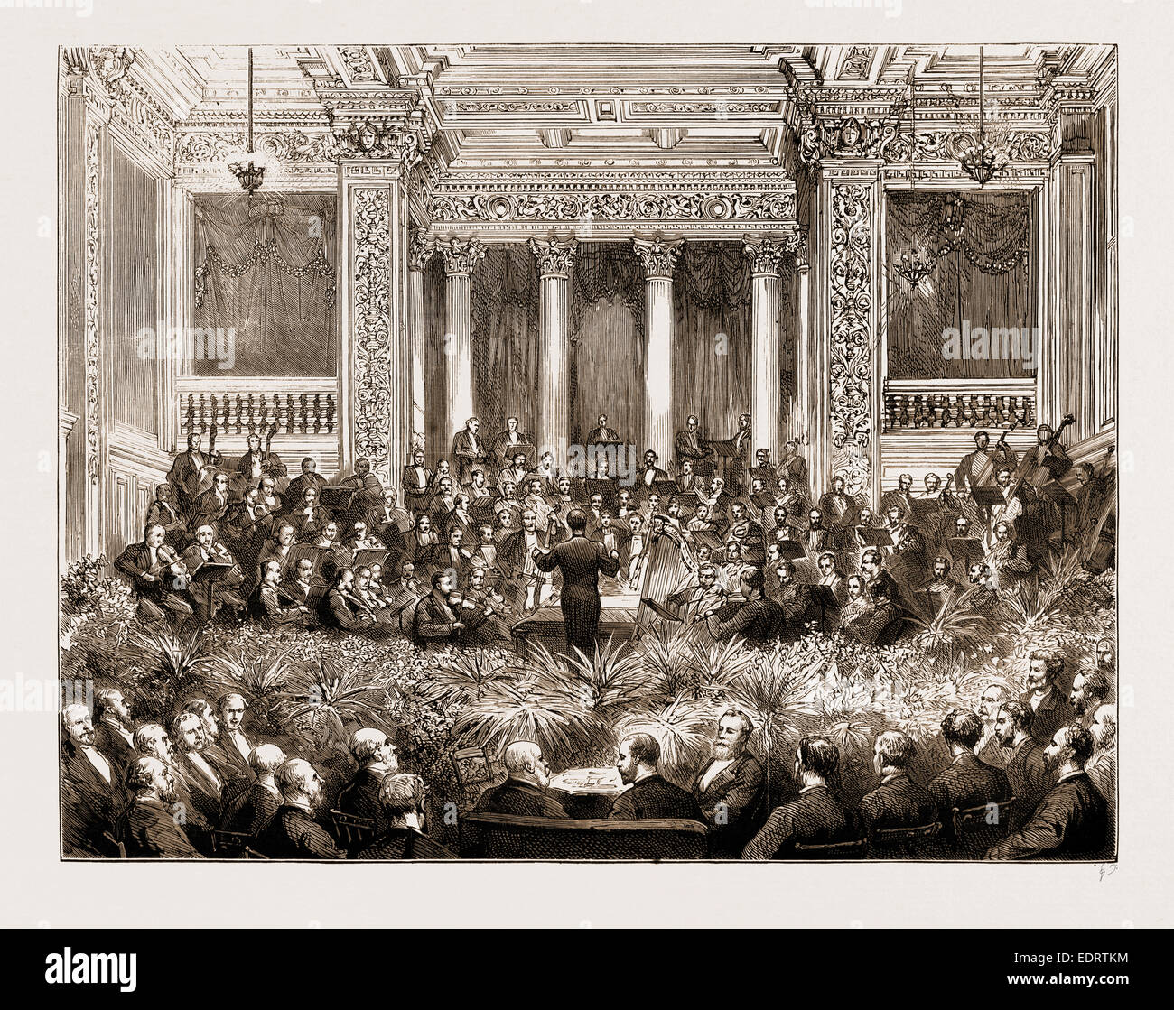 THE PRINCE OF WALES AT THE SMOKING-CONCERT OF THE ROYAL AMATEUR ...