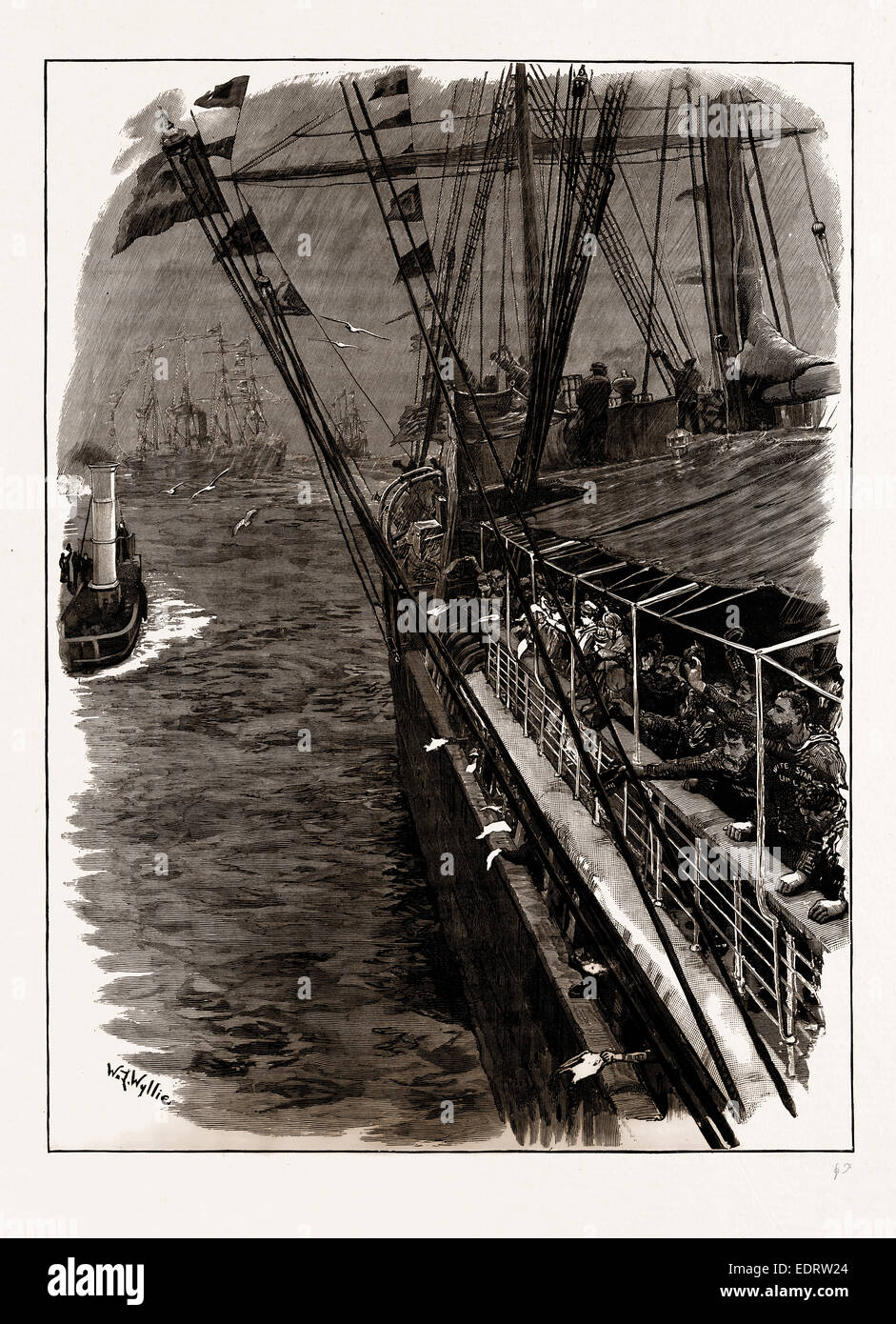 THE VISIT OF THE QUEEN TO LIVERPOOL, UK, 1886: "THE QUEEN'S COMING: HIP ...
