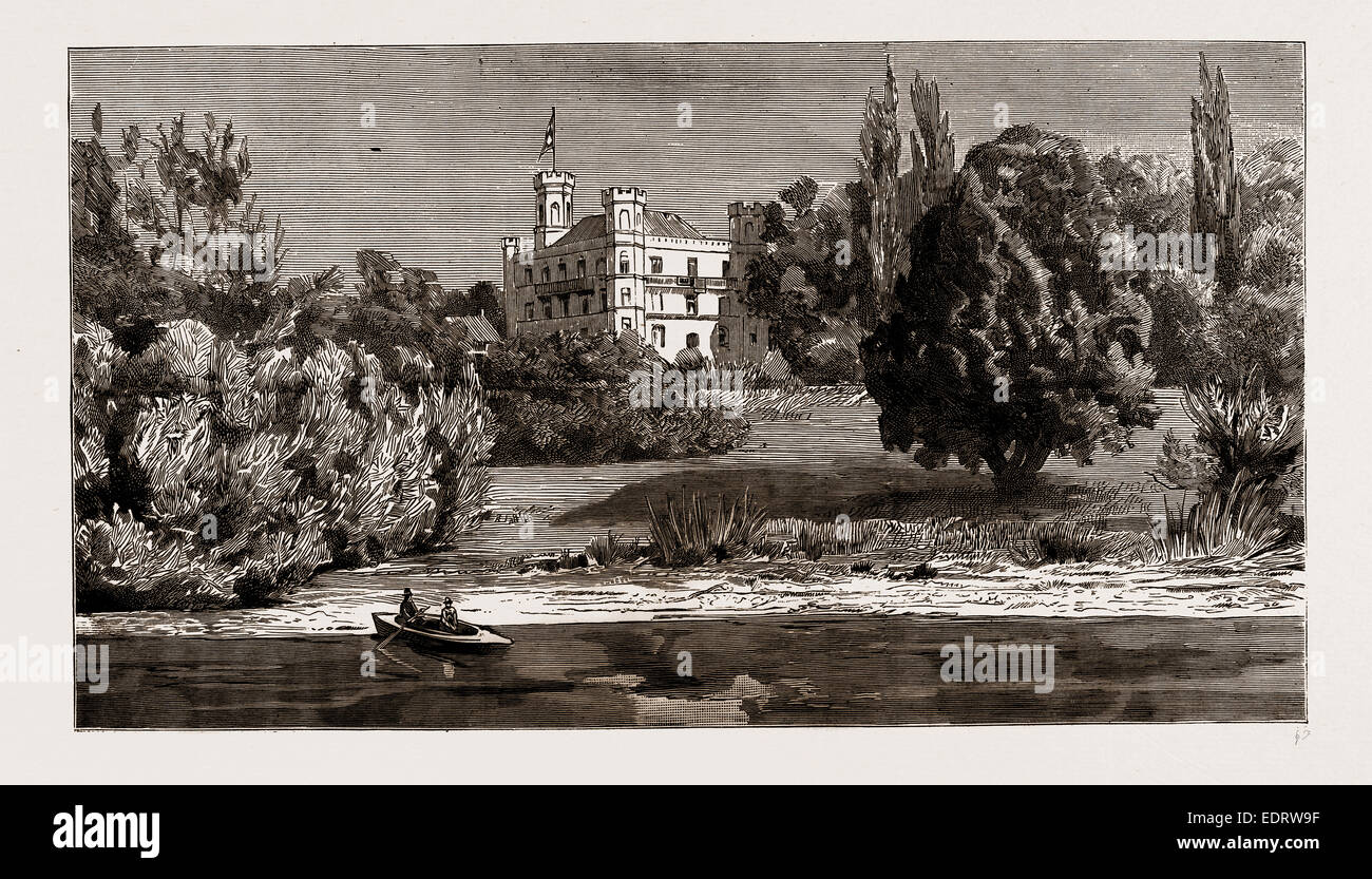 THE DEATH OF KING LUDWIG II. OF BAVARIA: SCHLOSS BERG, AND THE LAKE ...