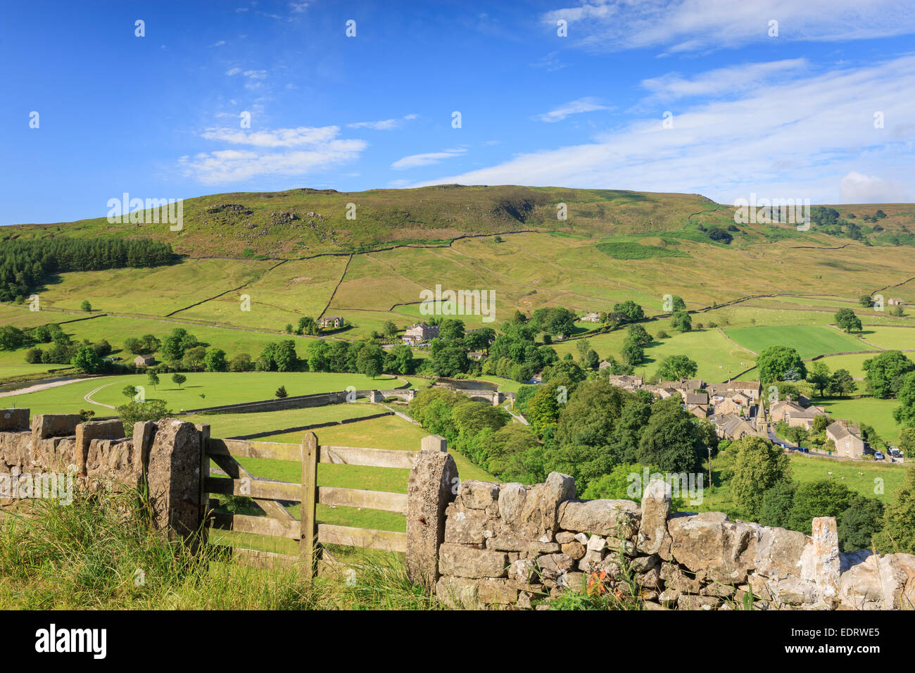 Burnsall Craven North Yorkshire England Stock Photo - Alamy