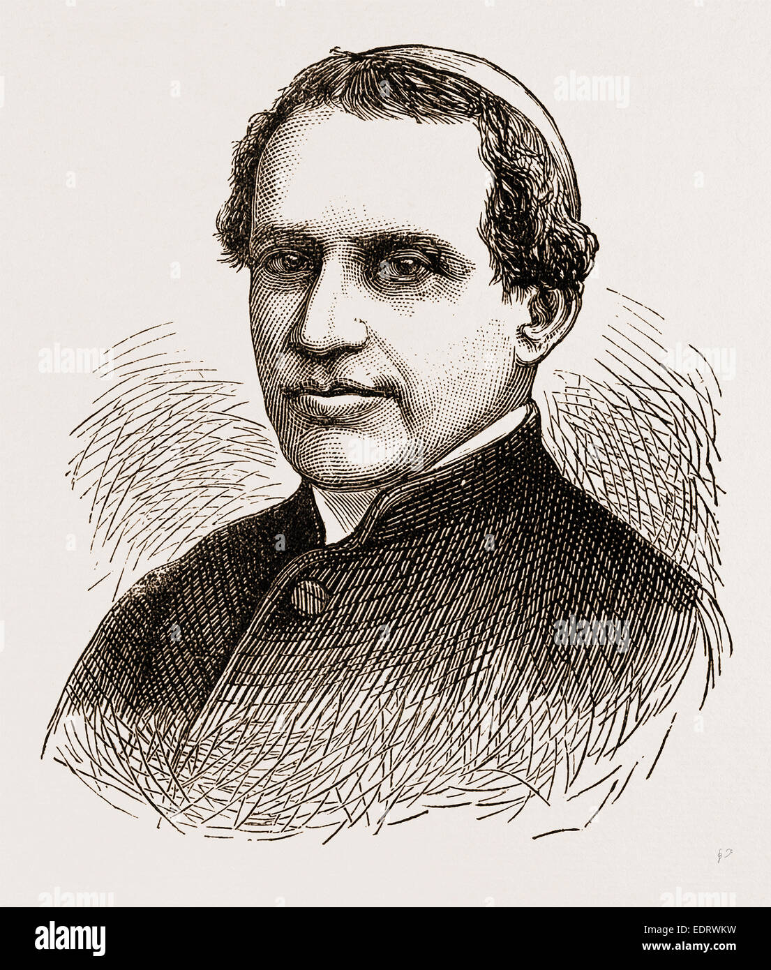 CARDINAL ANTONELLI, ENGRAVING 1873, ITALY Stock Photo - Alamy