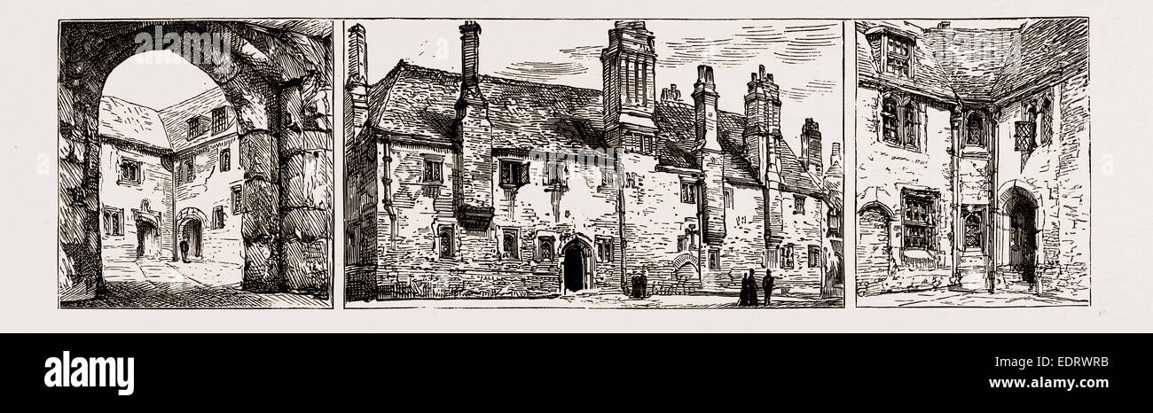 THE THREATENED DEMOLITION OF THE CHARTERHOUSE, 1886: ARCHWAY IN LITTLE ...