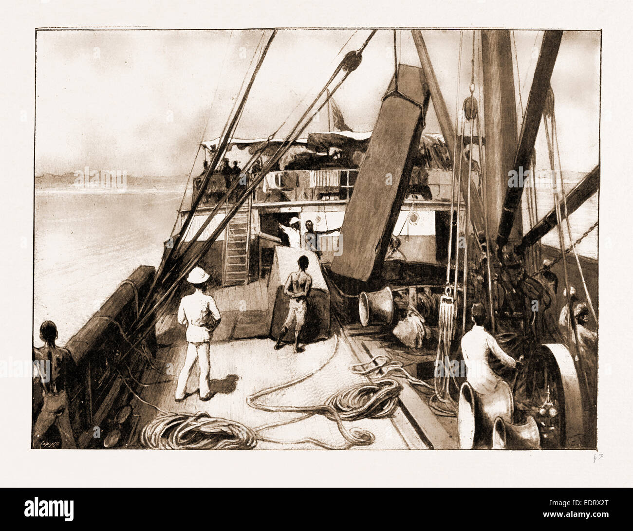 THE ROYAL NIGER COMPANY'S EXPEDITION: EVERYDAY SCENES ON THE RIVER ...