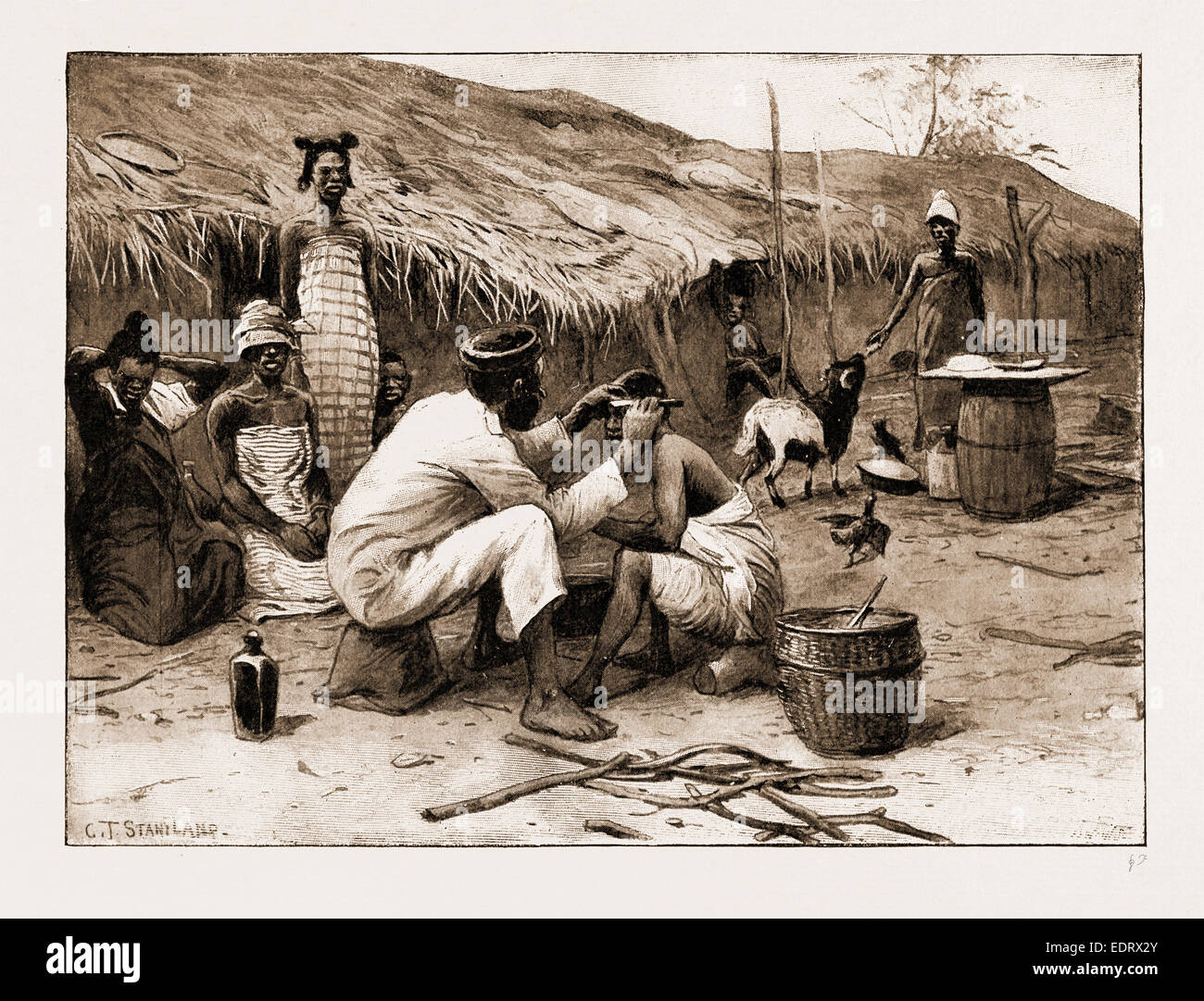 THE ROYAL NIGER COMPANY'S EXPEDITION: EVERYDAY SCENES ON THE RIVER ...