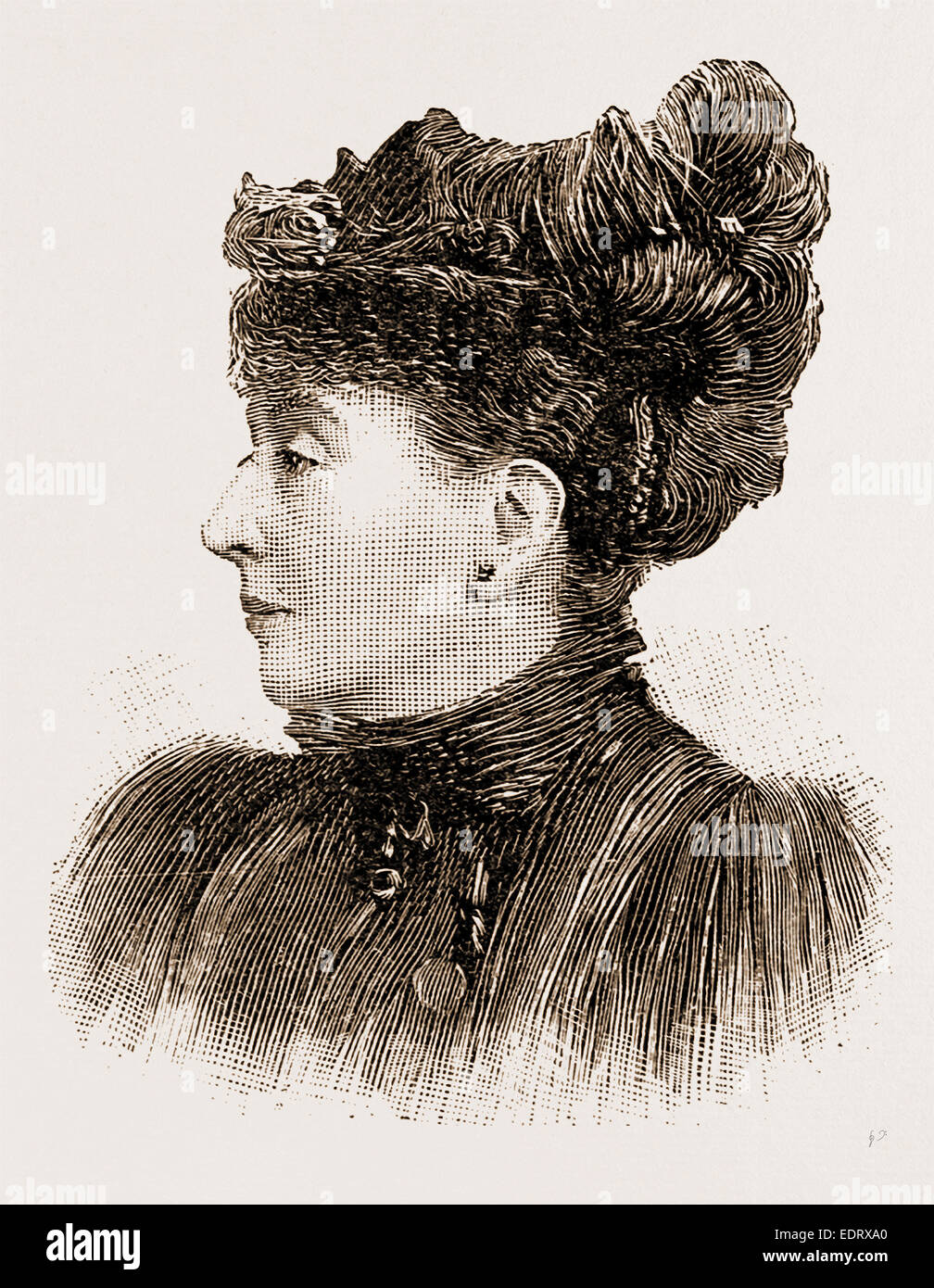 THE LATE LADY LAWSON Photo by Elliott and Fry, Baker Street Stock Photo ...