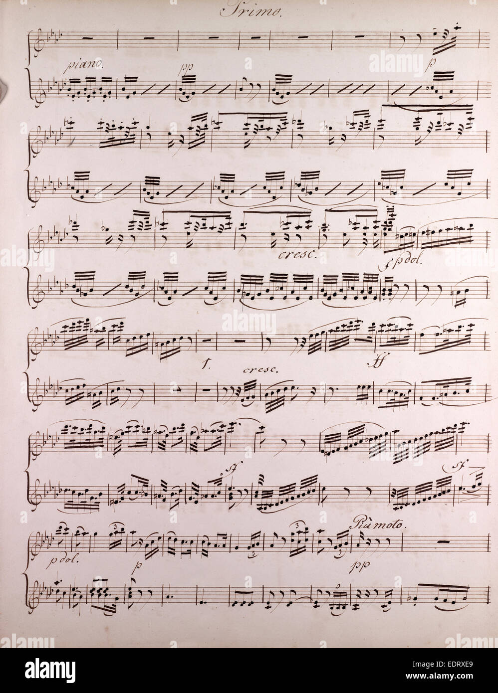 Music Written In Music Notes