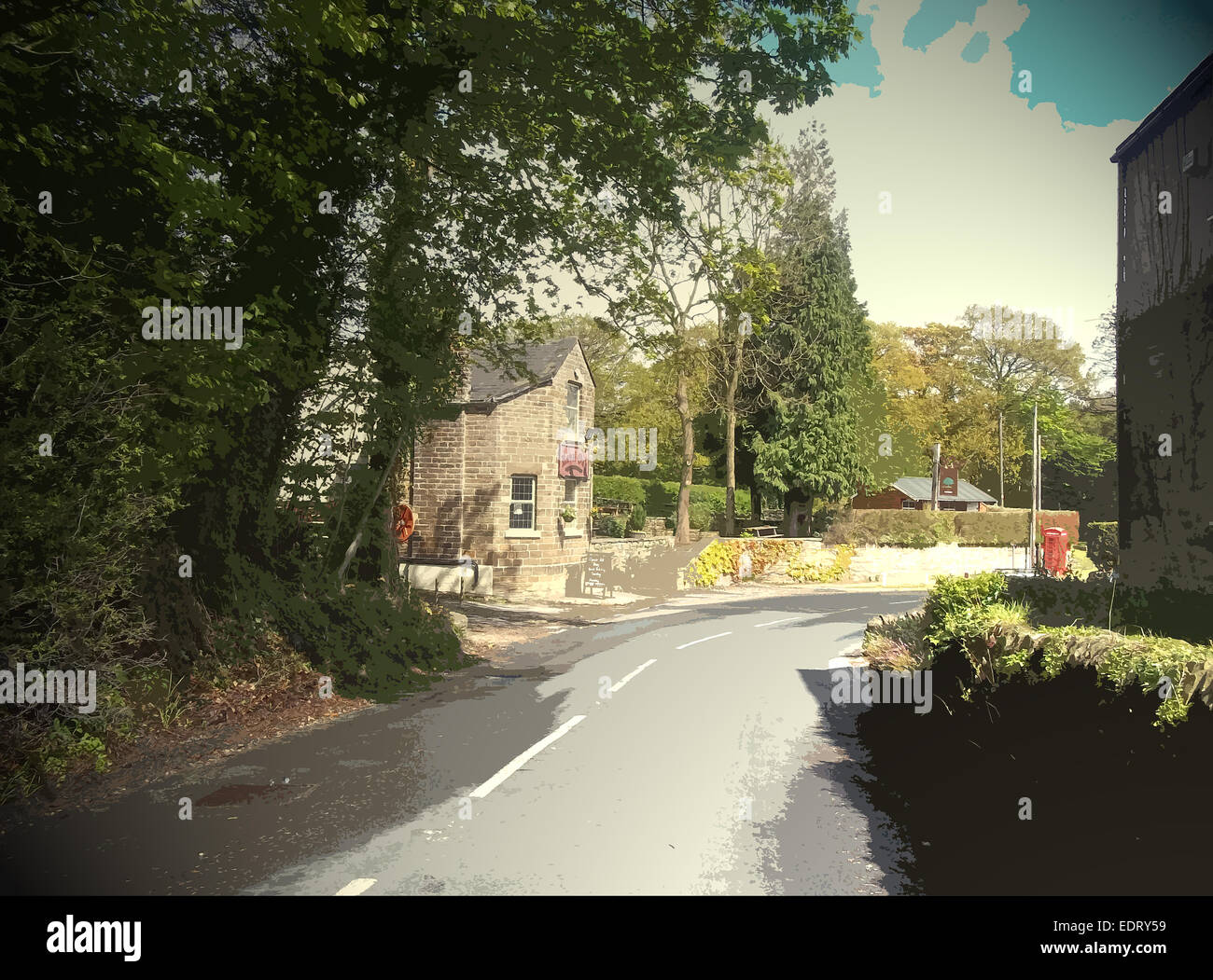 Spring Scene at Millthorpe, Spring Scene at Millthorpe, near to ...