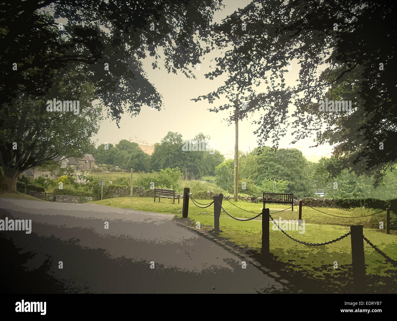 Village of thorpe hi-res stock photography and images - Alamy
