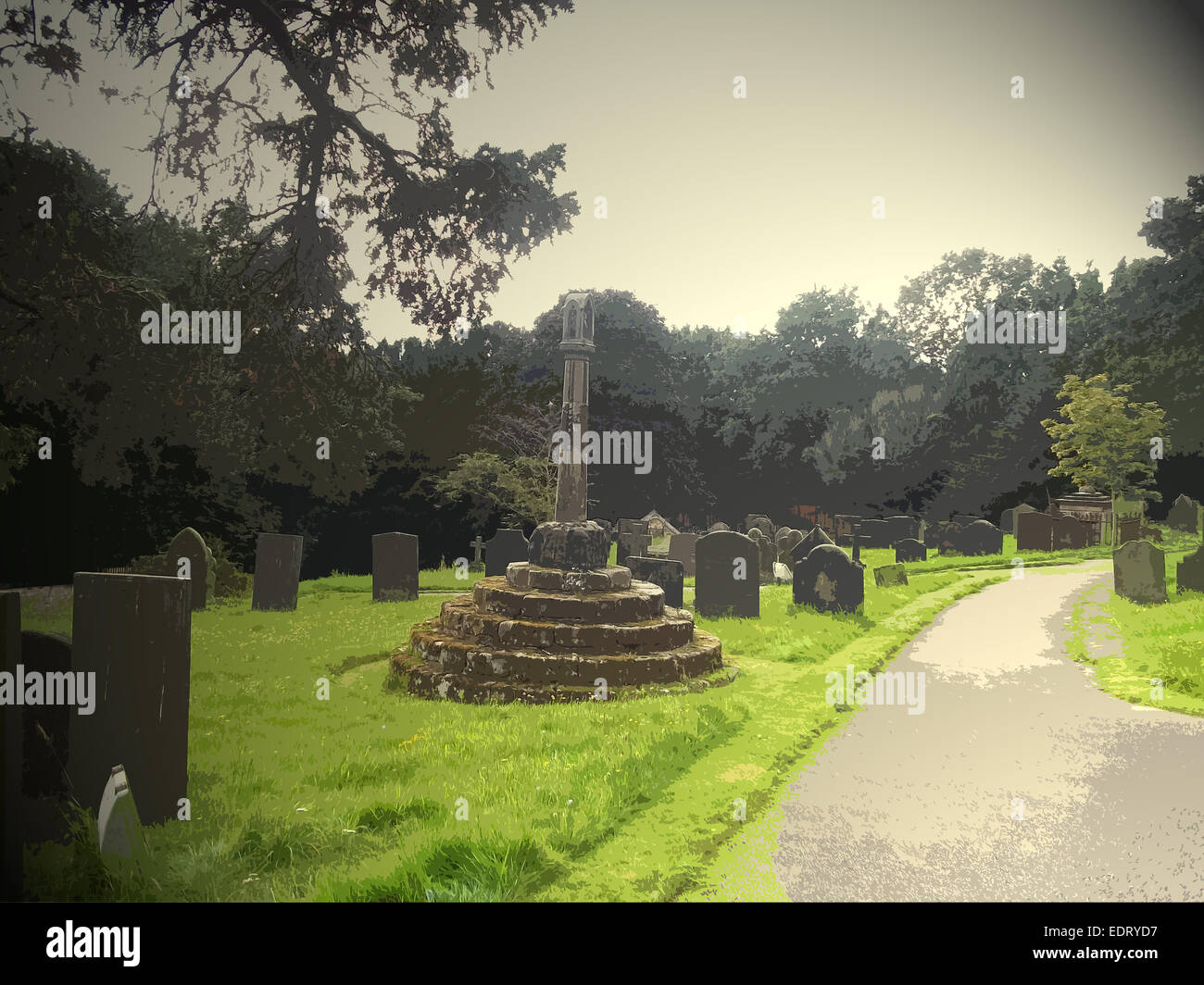 Doveridge churchyard hi-res stock photography and images - Alamy