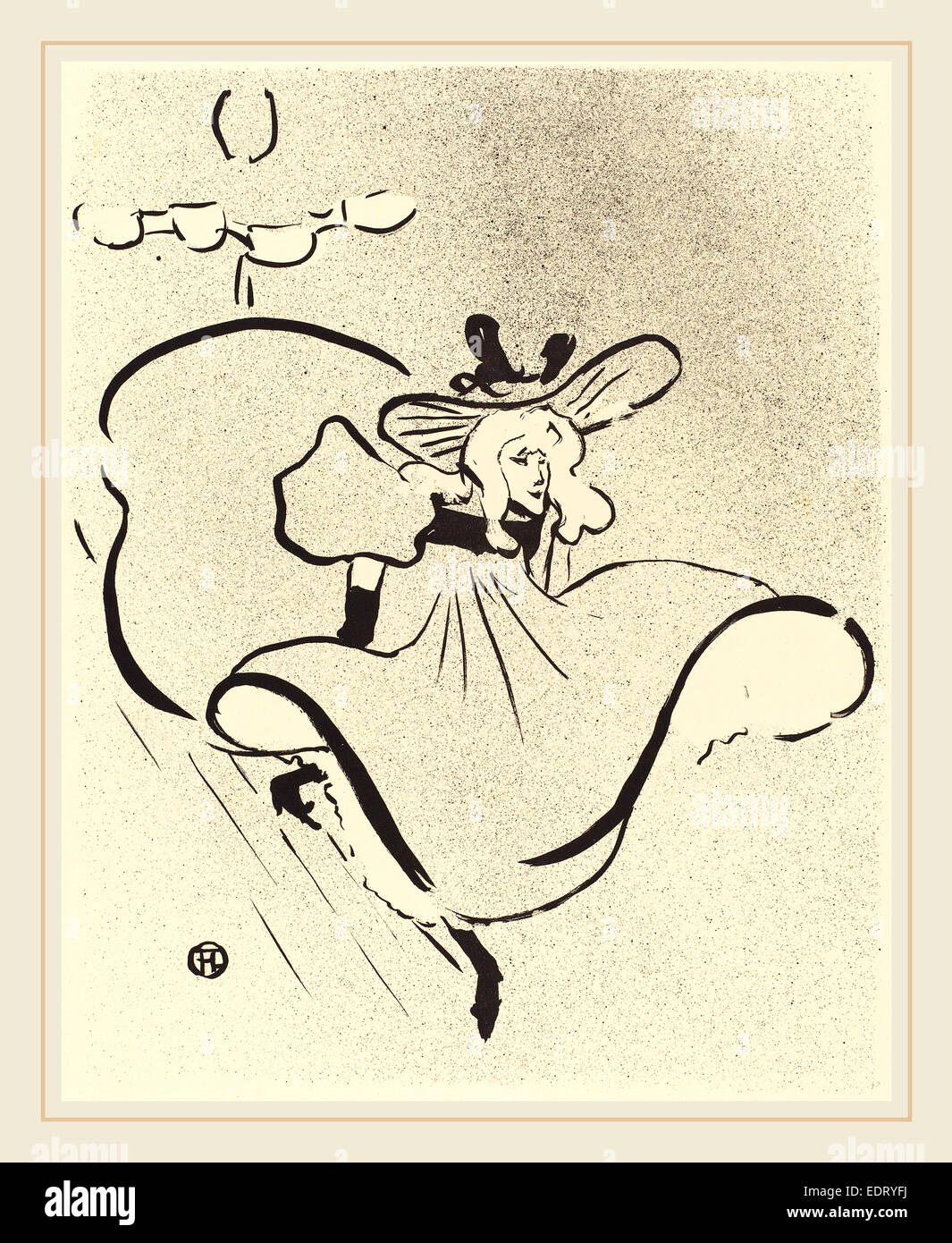 Henri de Toulouse-Lautrec (French, 1864-1901), Jane Avril, 1893 ...