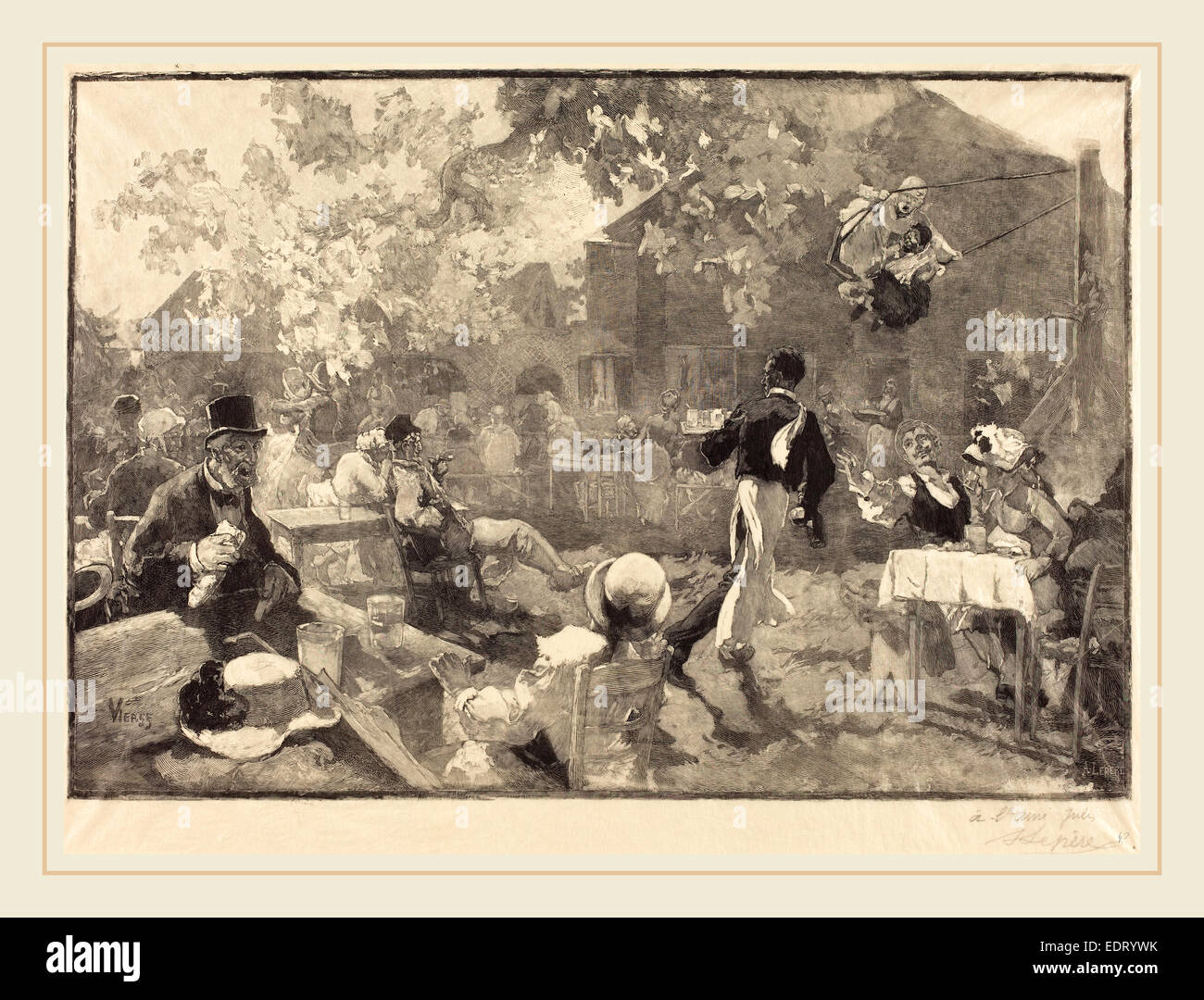 Auguste lepere after daniel vierge hi-res stock photography and images ...